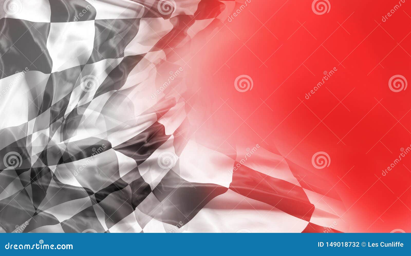 Checkered flag on red stock photo. Image of pattern - 149018732