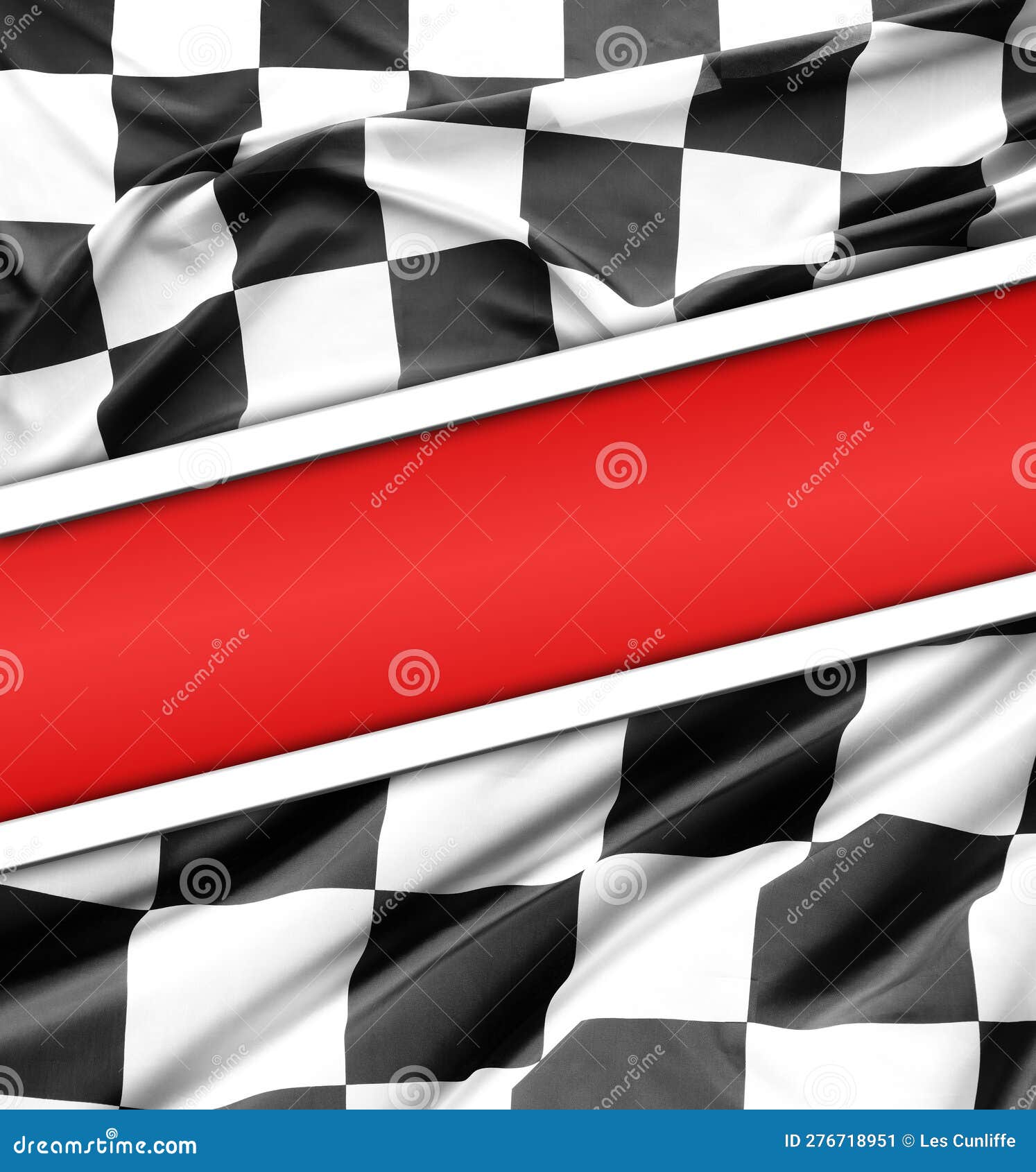 Checkered flag on red stock image. Image of sport, placequot - 276718951