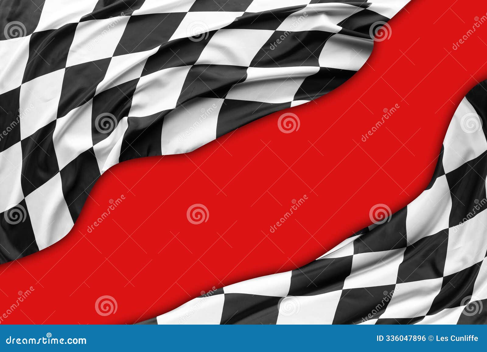 Checkered flag on red stock photo. Image of flagquot - 336047896