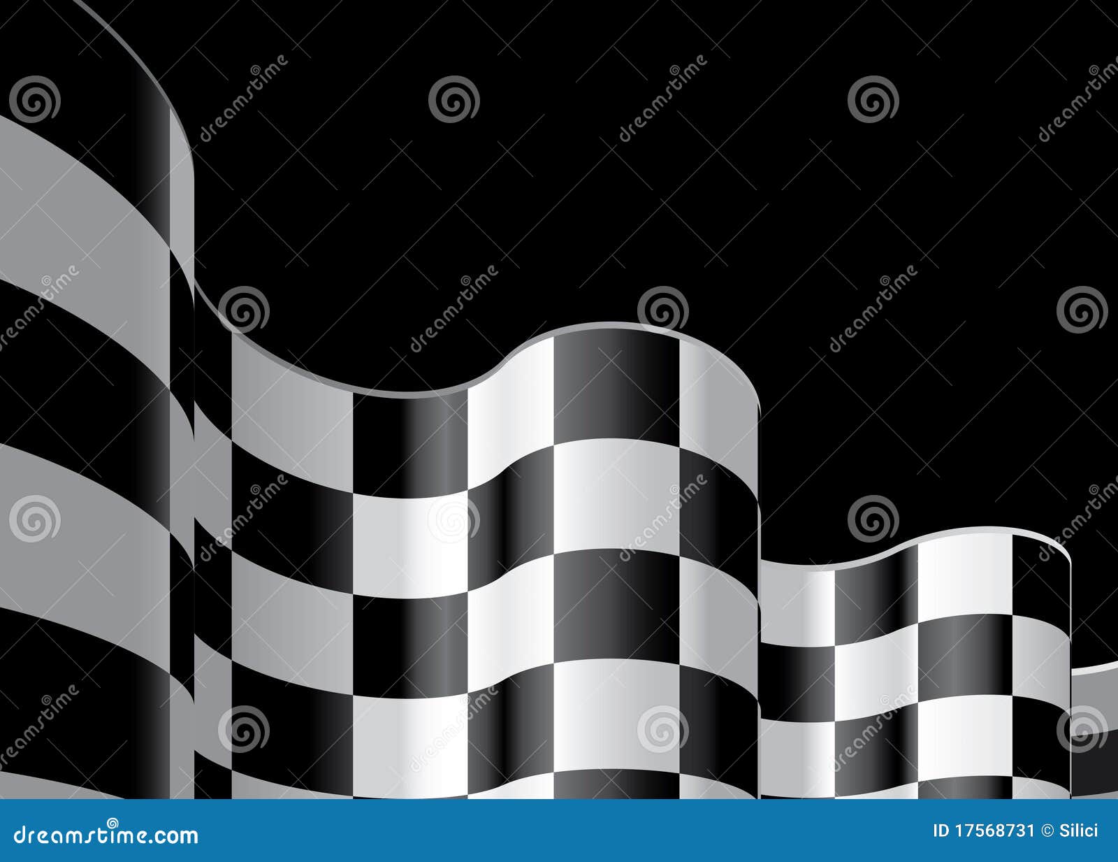 Checkered Flag Set 2 stock vector. Illustration of turbo - 17568731