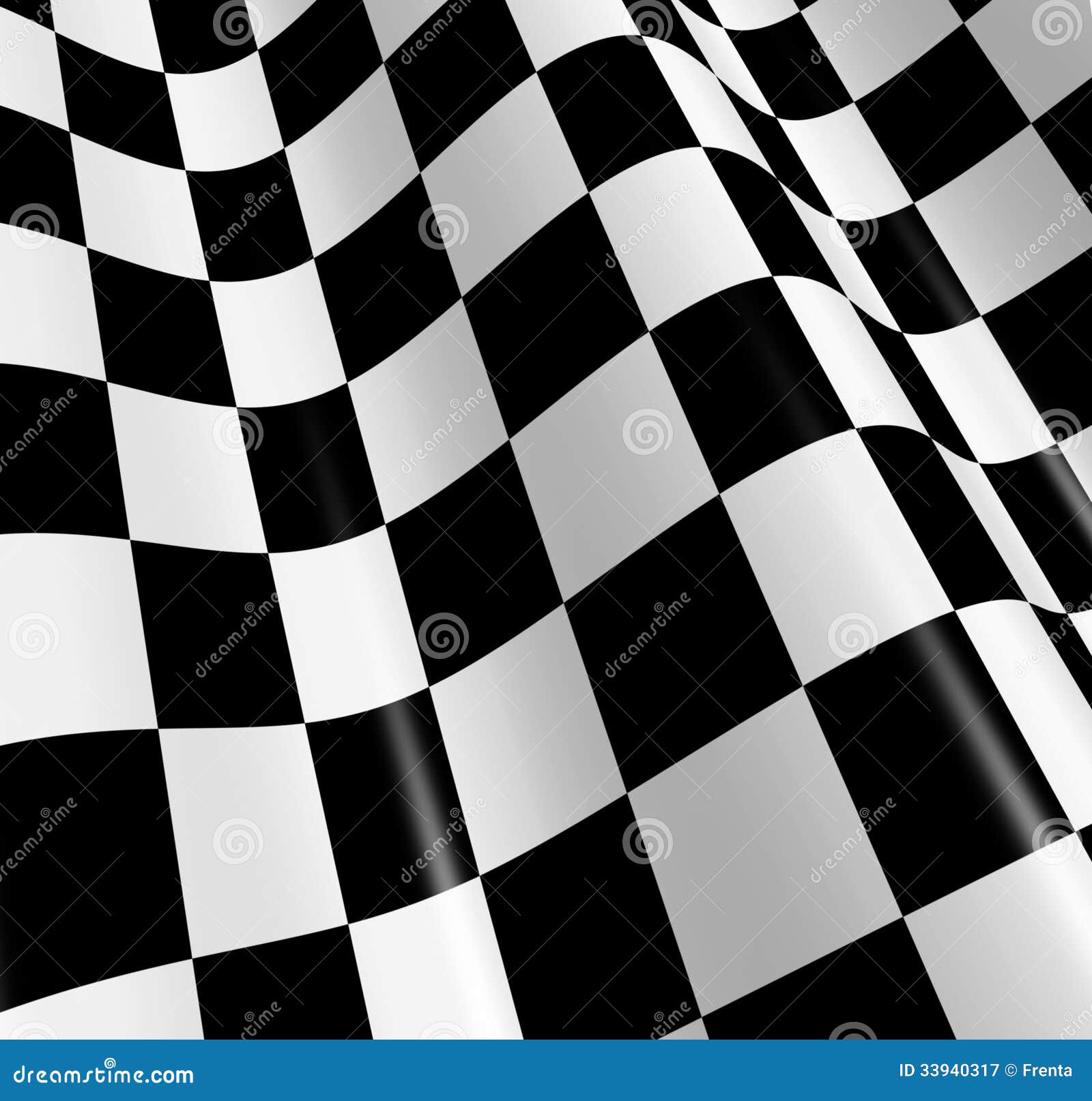 Checkered flag stock illustration. Illustration of race - 33940317