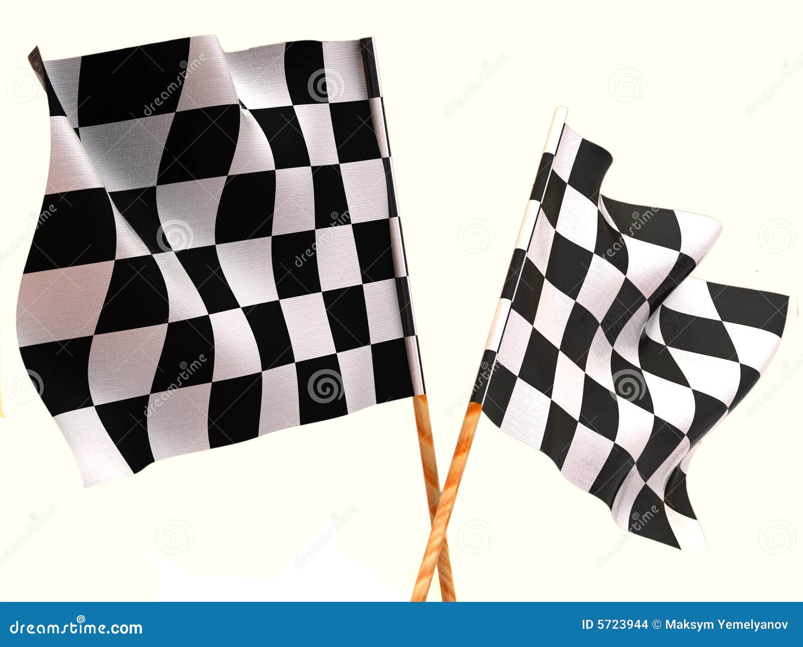 Checkered flags. stock illustration. Illustration of incentive - 5723944