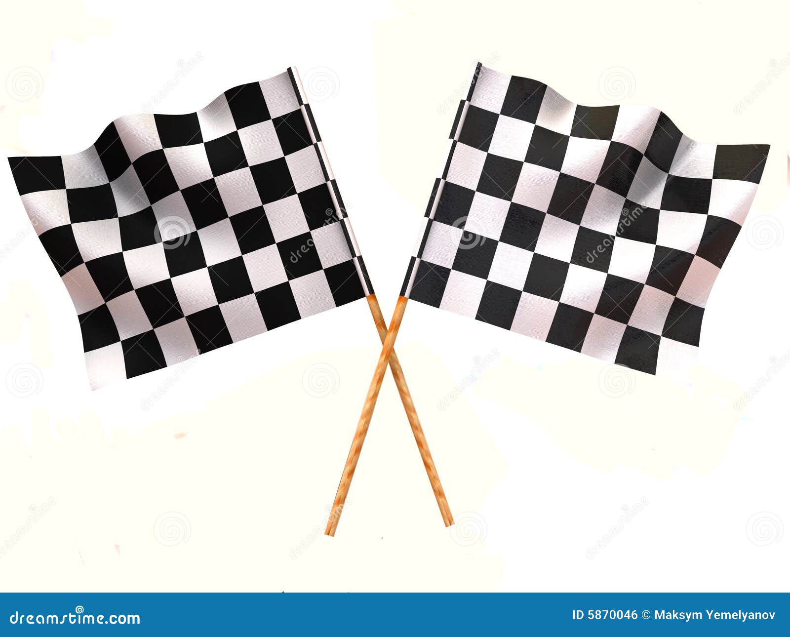 Checkered Flags Royalty Free Stock Image - Image: 5870046