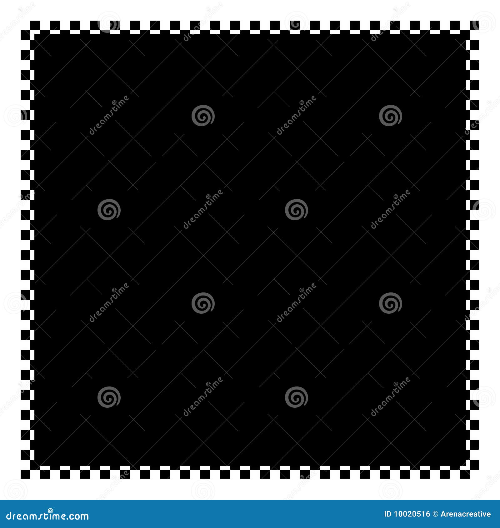 Checkered Frame stock illustration. Illustration of auto - 10020516