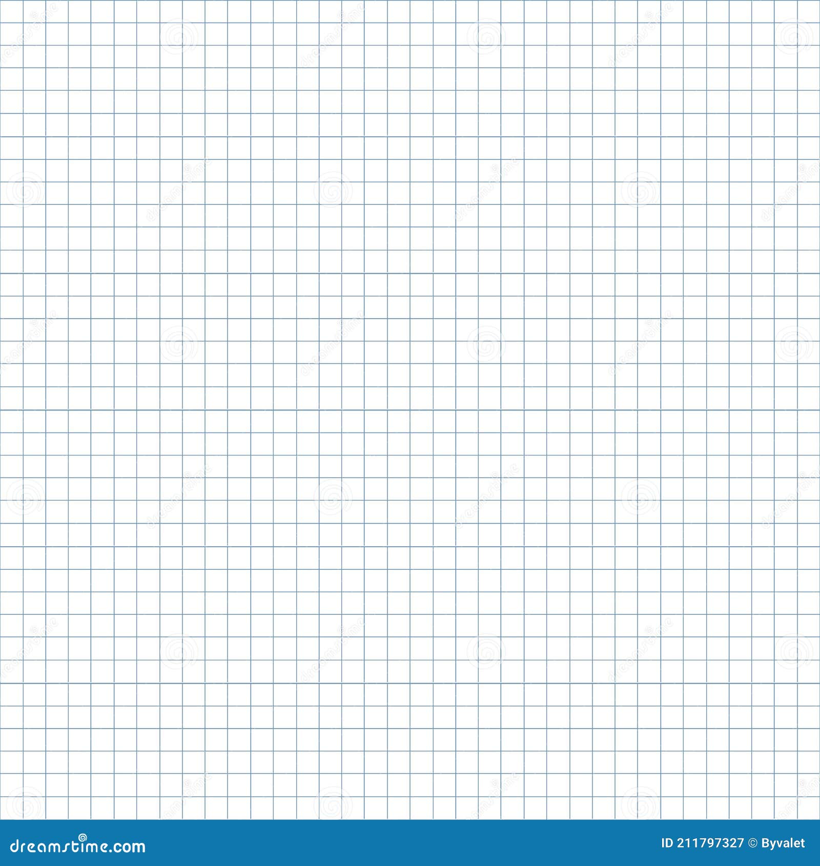 Checkered Geometric Background with Blue Lines. Sheet of School ...