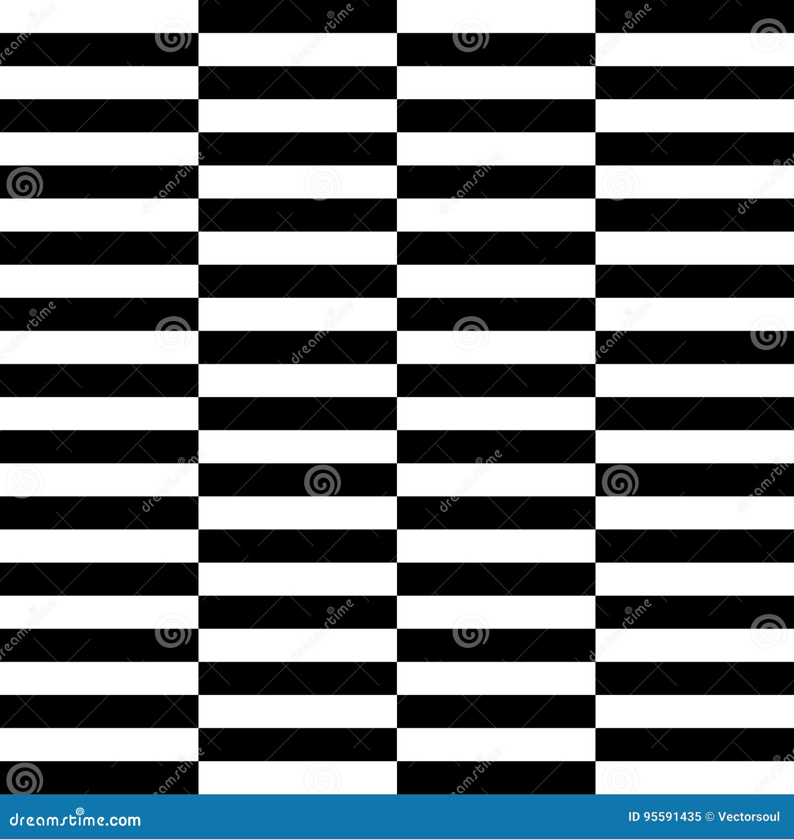 Checkered Geometric Pattern. Abstract Uncolored Pattern Stock Vector ...