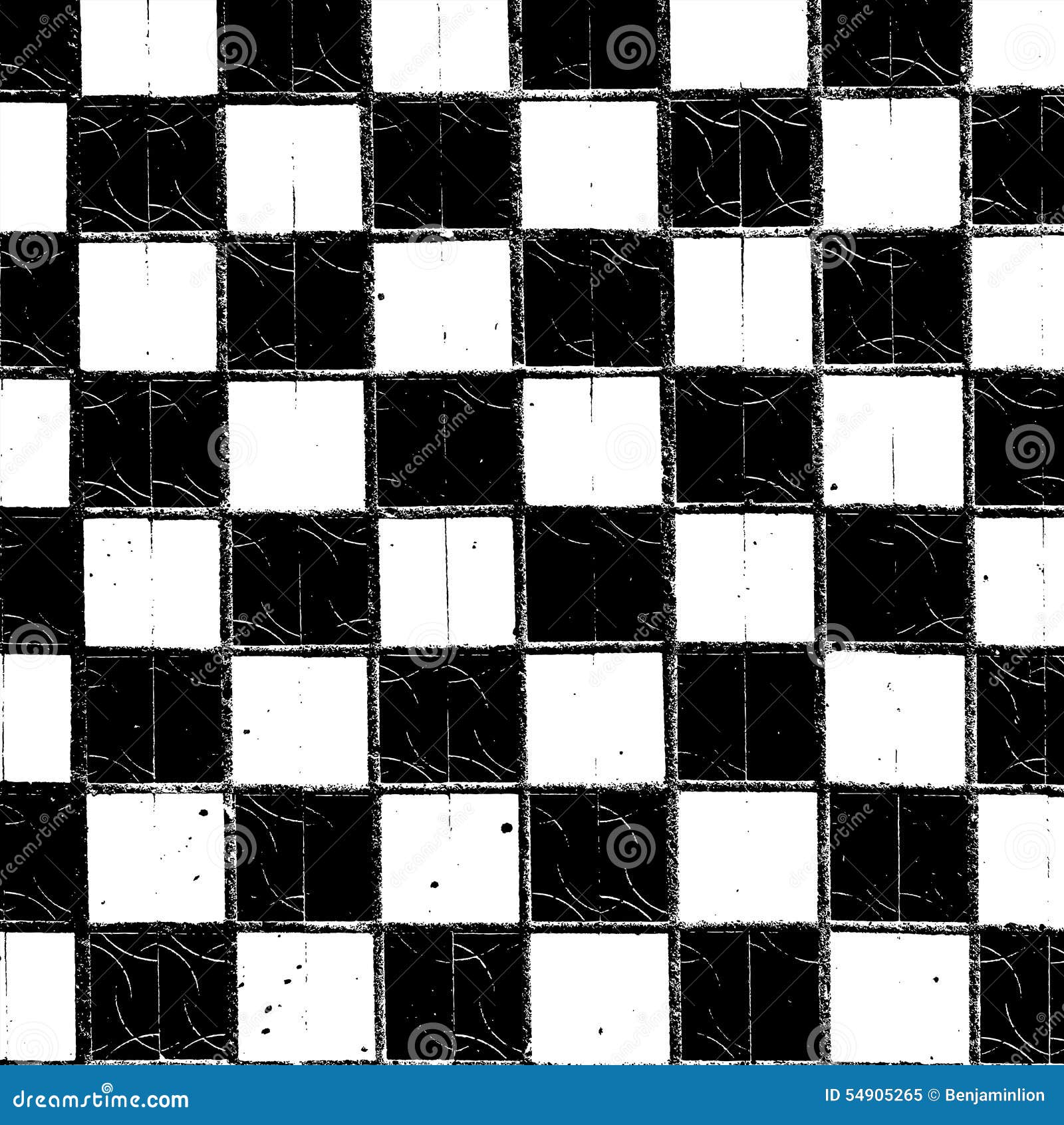 Checkered Grunge Texture stock vector. Illustration of brush - 54905265