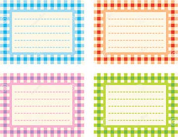 Checkered Labels stock vector. Illustration of checkered - 6591868