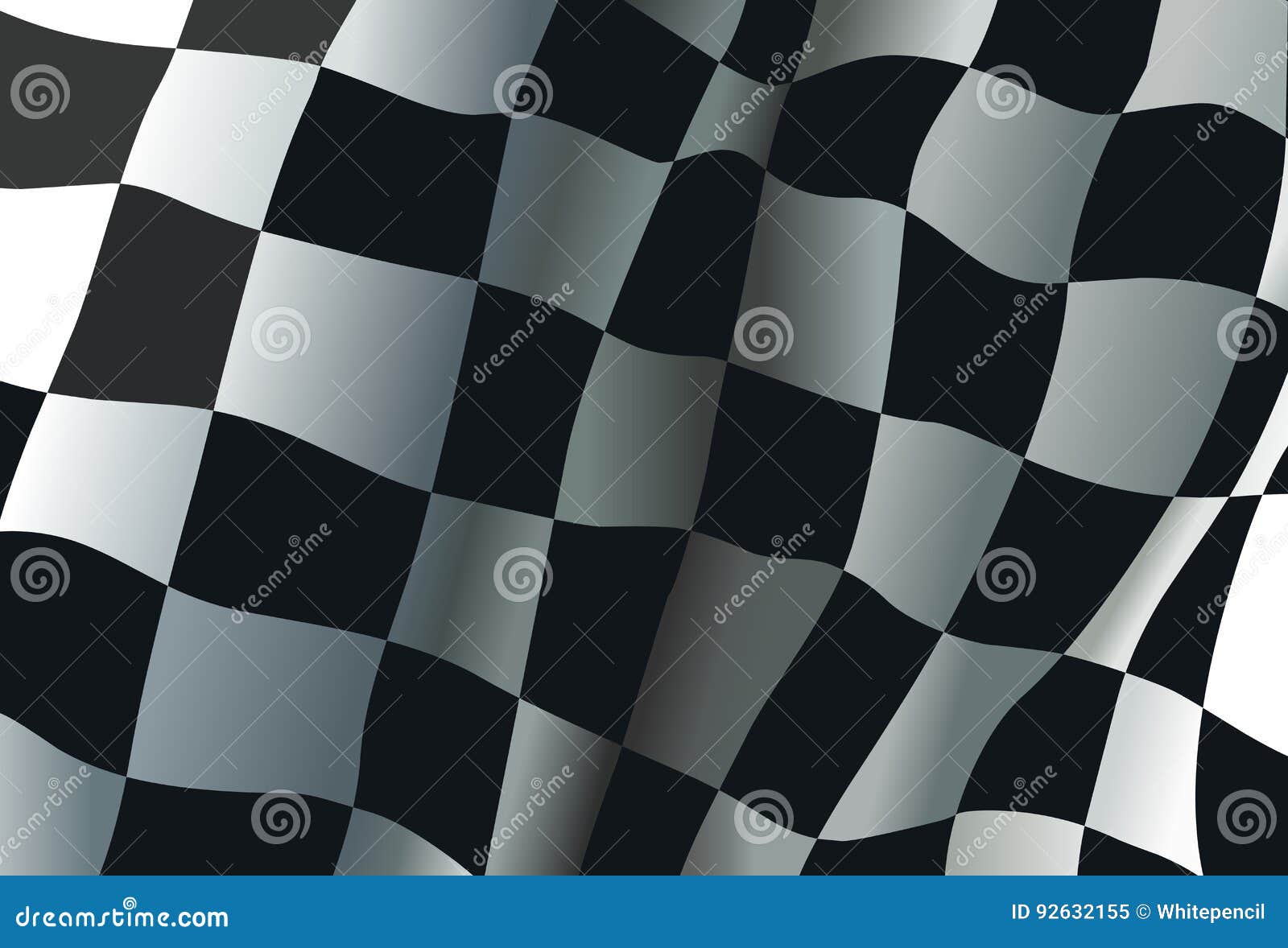 Checkered Motor Race Flag Vector Background | CartoonDealer.com #92632155