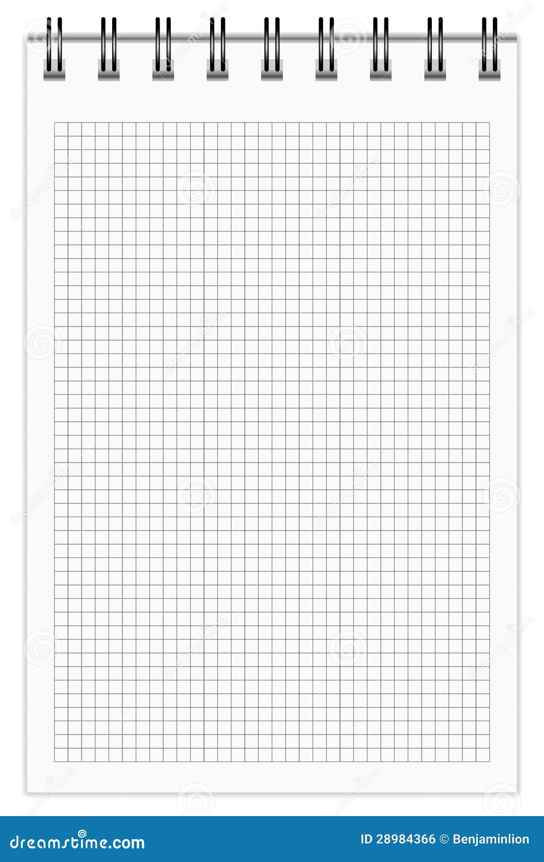 Checkered Notebook stock vector. Illustration of decoration - 28984366