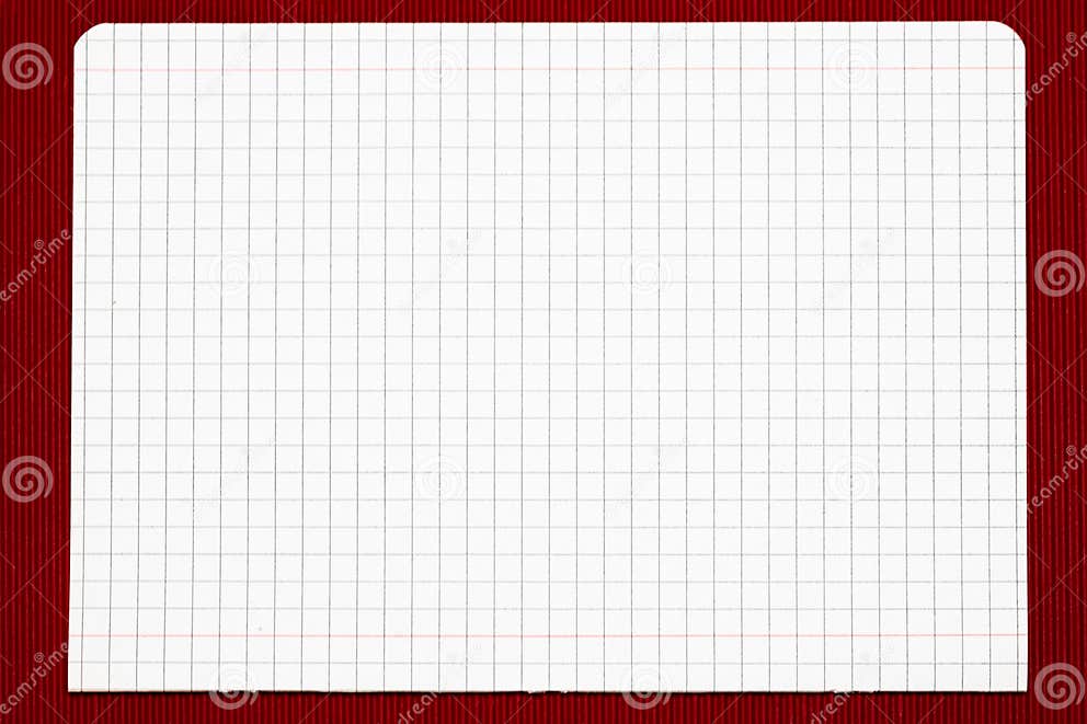 Checkered Notebook Sheet, Background, Wallpaper Stock Image - Image of ...