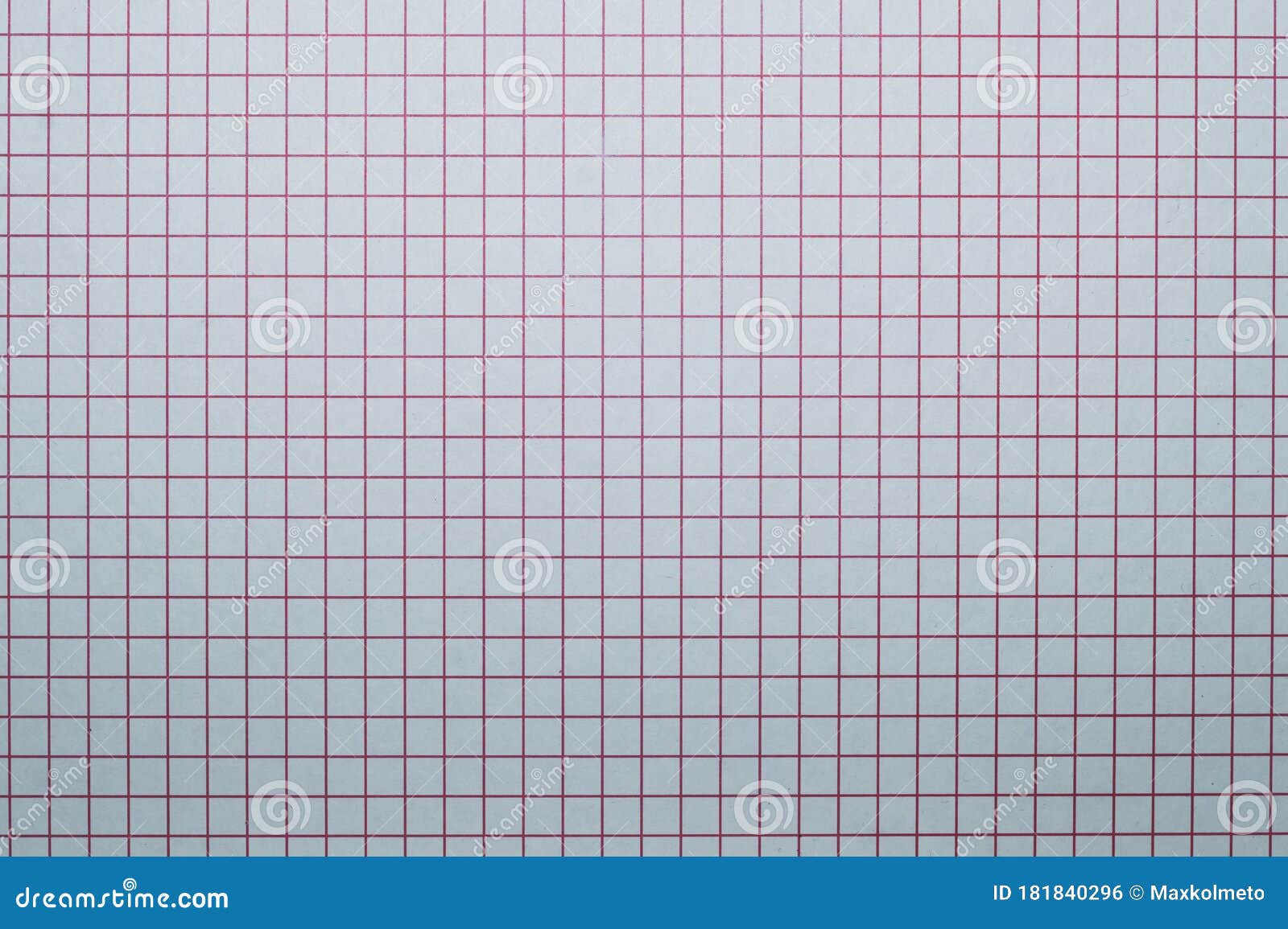 Checkered Paper Background. Square Grid. Crossing Red Lines Stock Photo ...