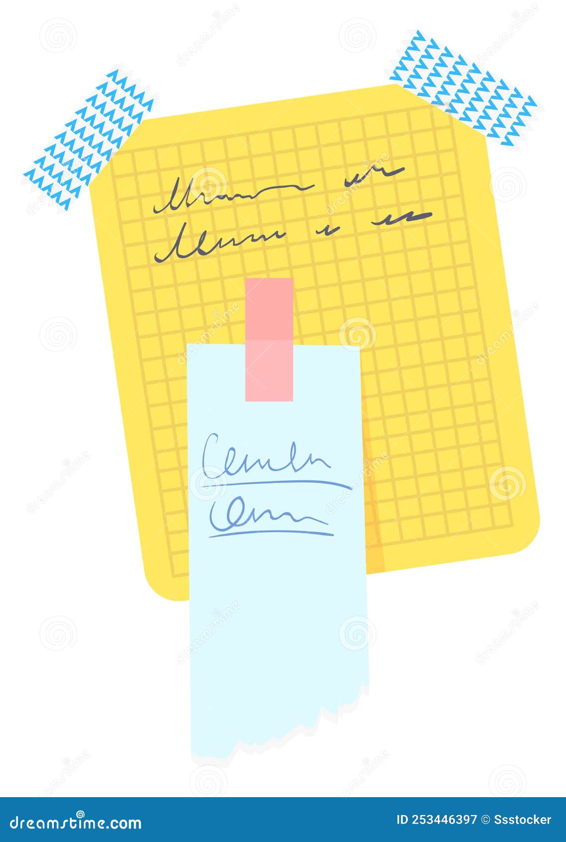 Cartoon Kid With A Note Stock Photography | CartoonDealer.com #31113824