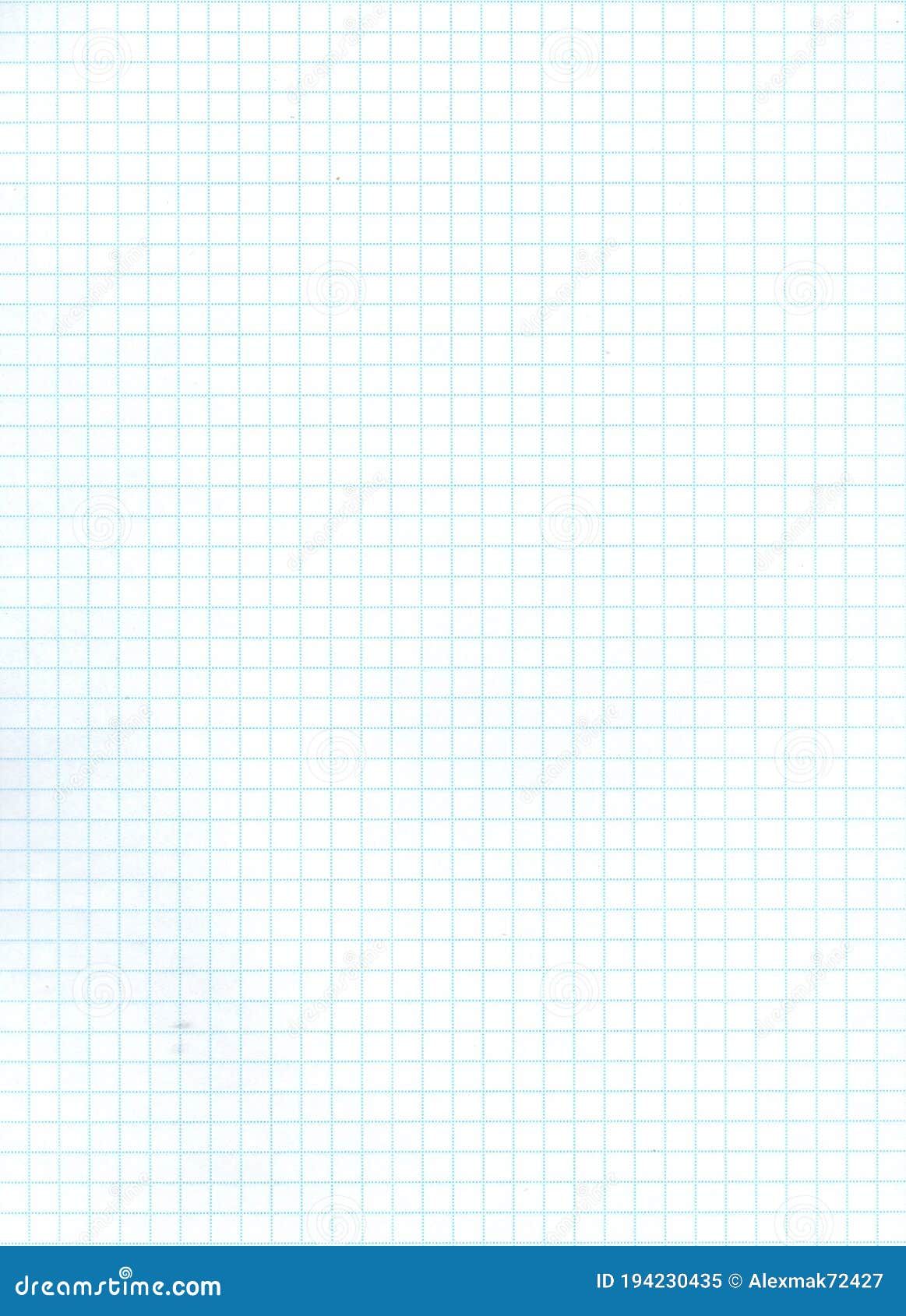 Checkered Paper Texture. Background from Paper in Copybook.Smooth Cells ...