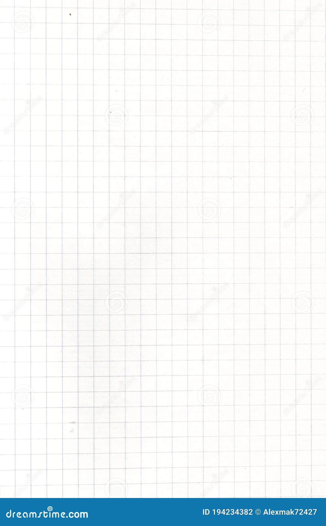 Checkered Paper Texture. Background from Paper in Copybook.Smooth Cells ...