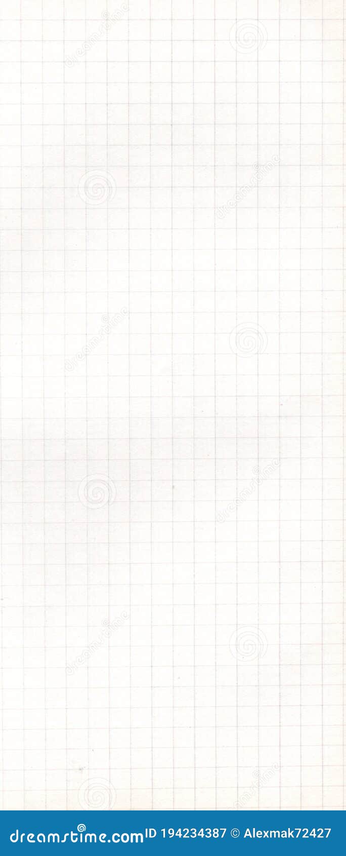 Checkered Paper Texture. Background from Paper in Copybook.Smooth Cells ...