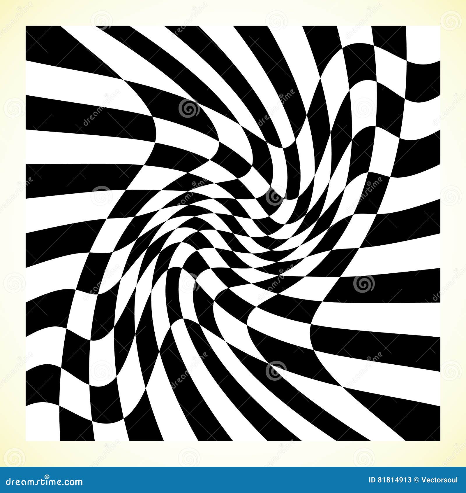 Checkered Pattern Chess Board, Checker Board with Distortion Stock ...