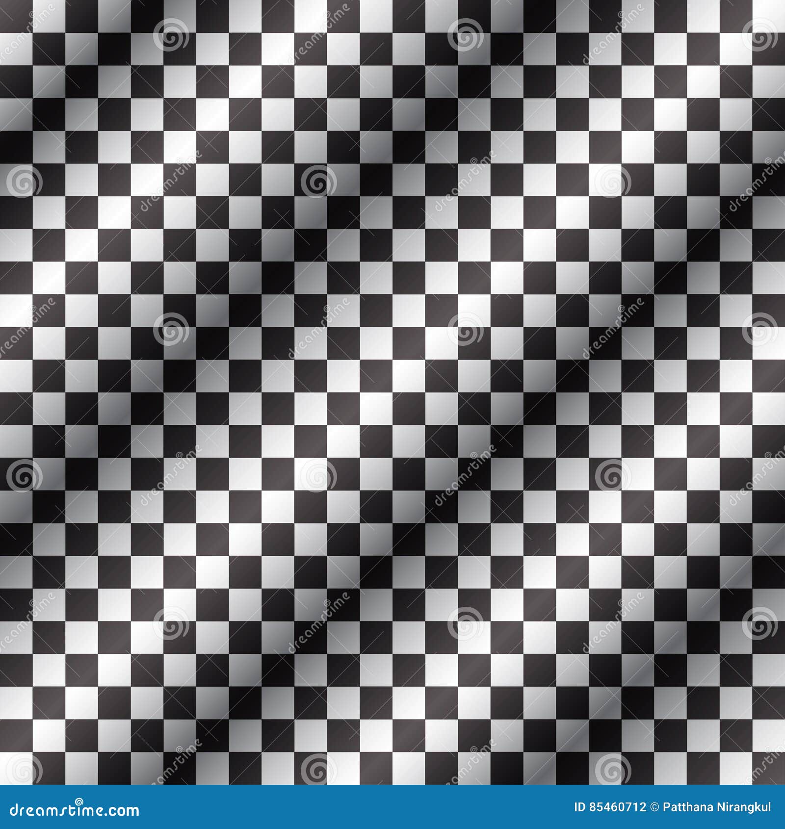 Checkered Pattern Wave Seamless Vector Stock Vector - Illustration of ...