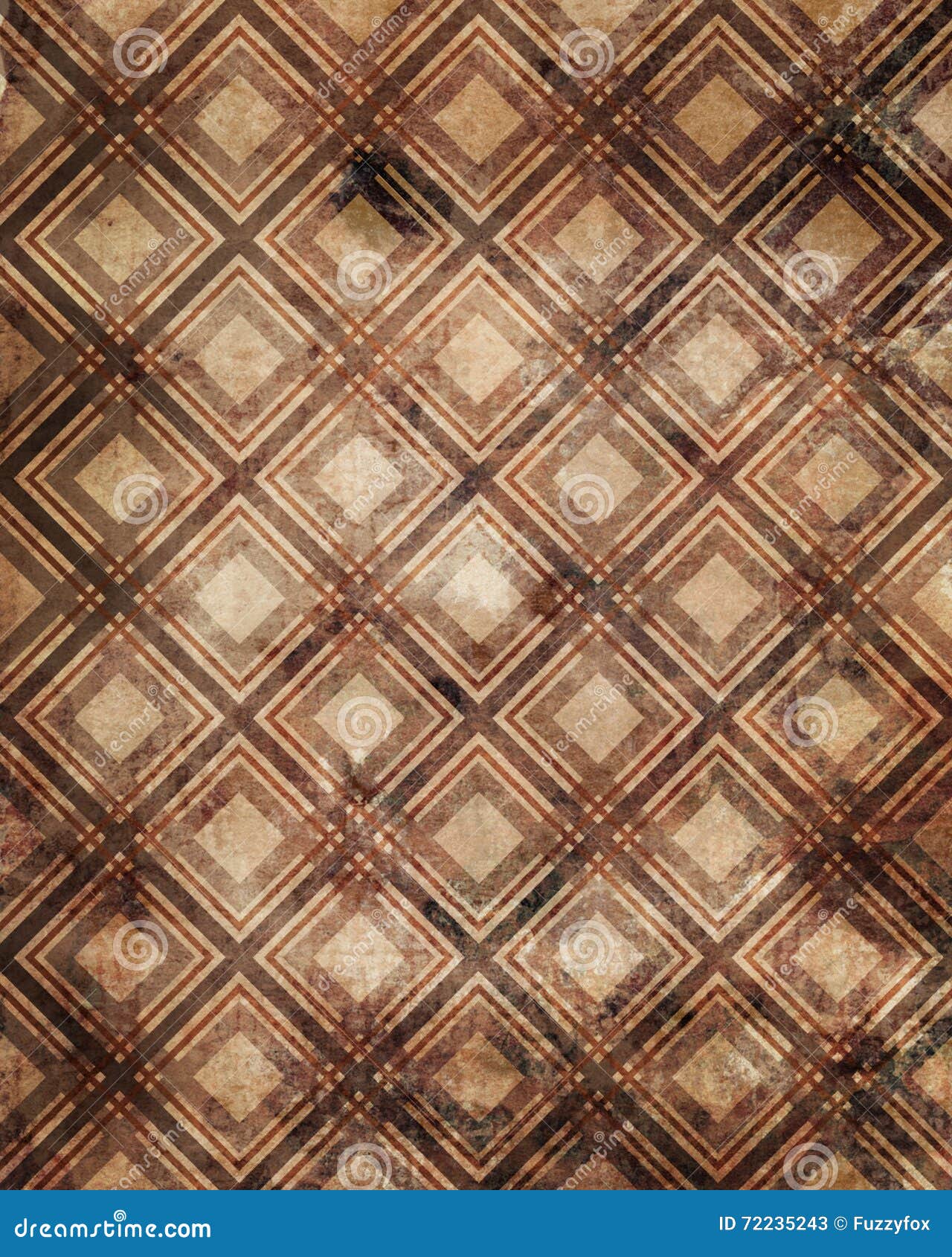 Checkered Plaid Grunge Ornamental Pattern Background Stock Illustration ...