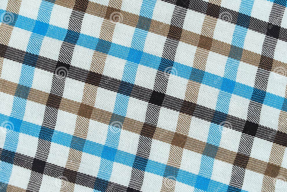 Checkered Plaid Shirt Pattern Texture Stock Image - Image of closeup ...