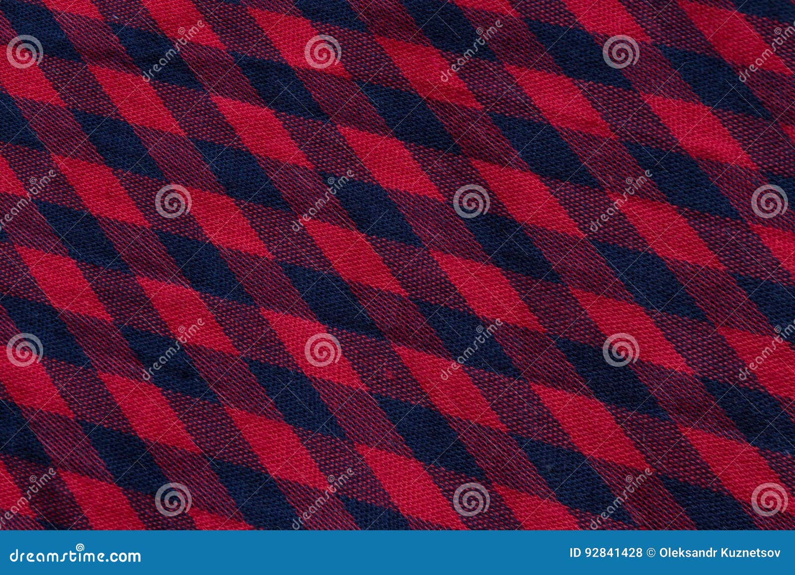 Checkered Red and Blue Cloth Texture Stock Photo - Image of modern ...