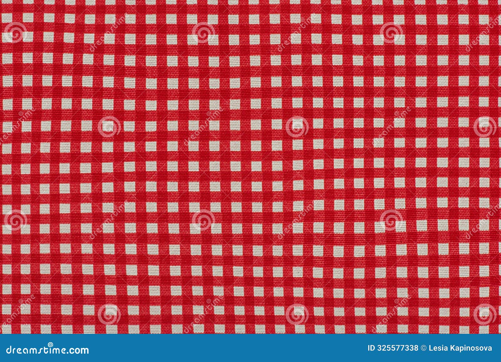 Checkered Red and White Tablecloth Texture Stock Photo - Image of ...