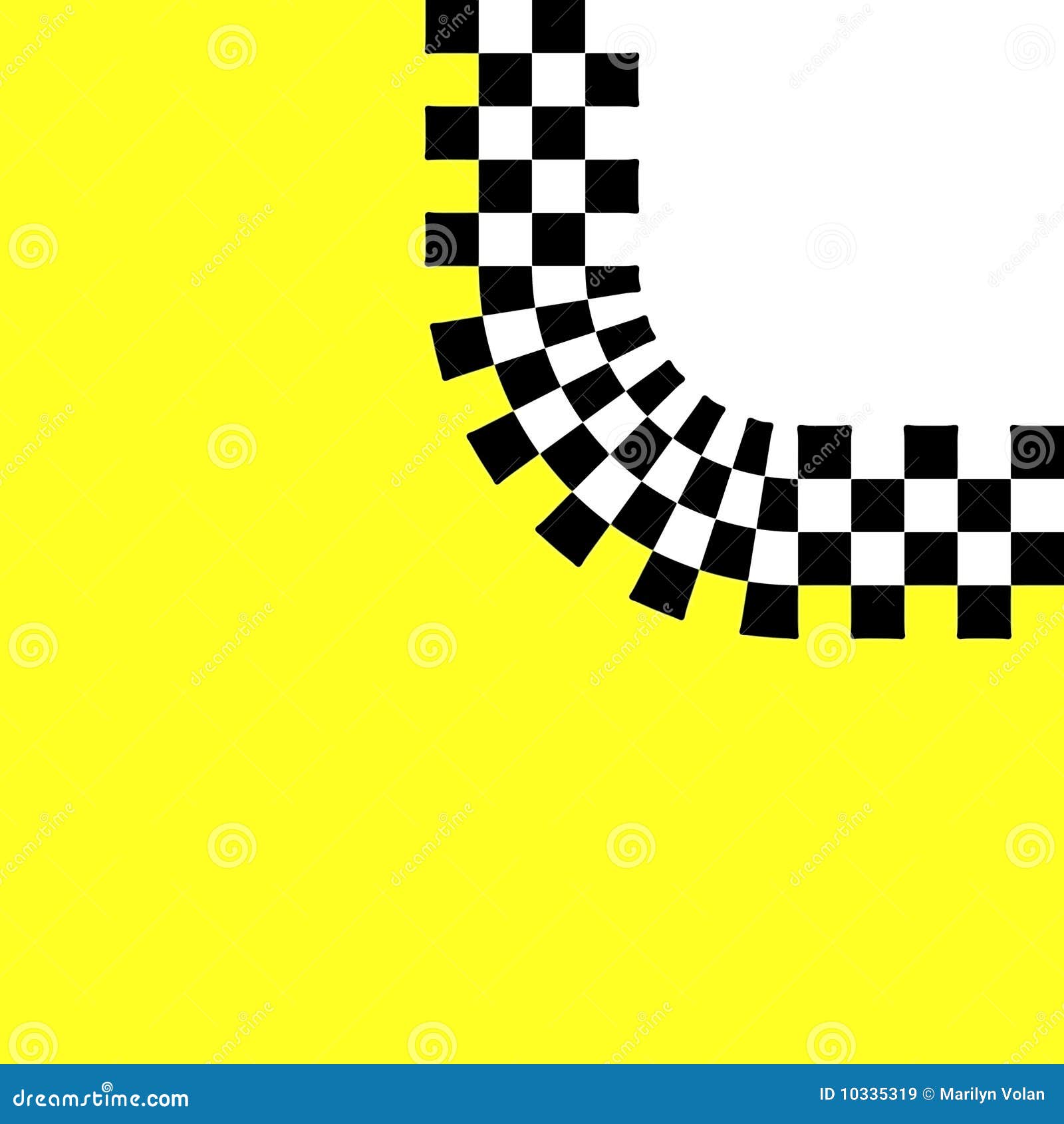 Checkered Retro Curve stock illustration. Illustration of curved - 10335319