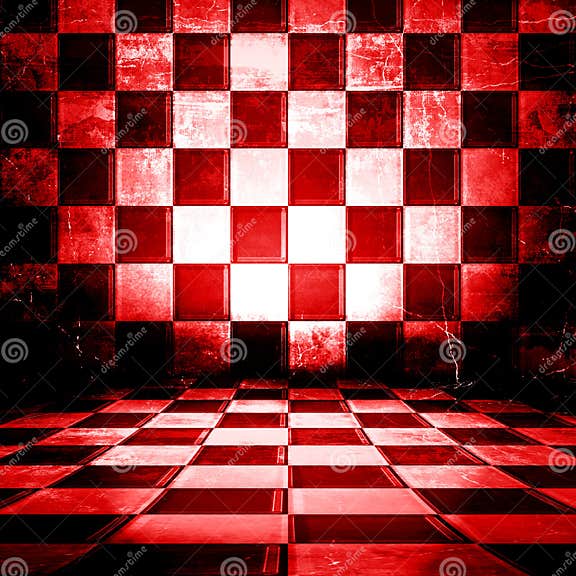 Checkered Room stock illustration. Illustration of patterns - 10852848