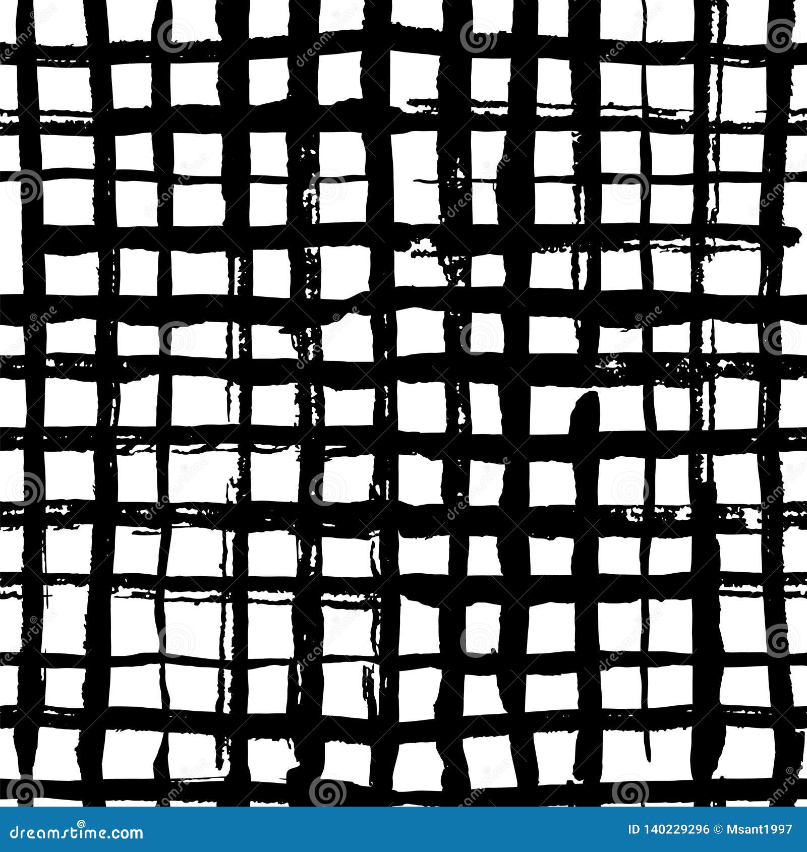 Checkered Seamles Pattern, Vector Pattern in Hand Drawn Style. Stock ... Checkered Seamles Pattern, Vector Pattern in Hand Drawn Style. Stock ...