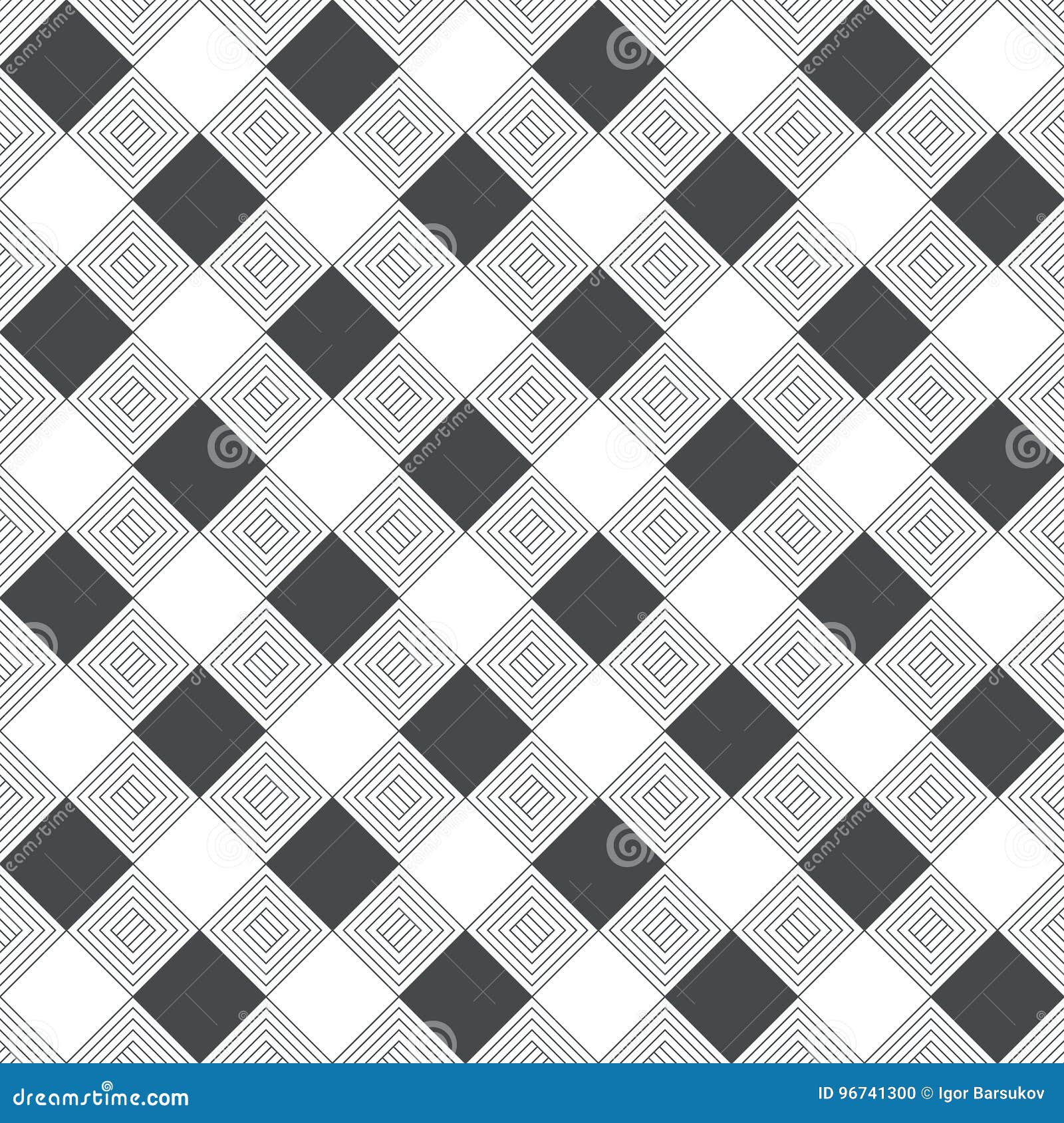 Checkered seamless pattern stock vector. Illustration of decor - 96741300