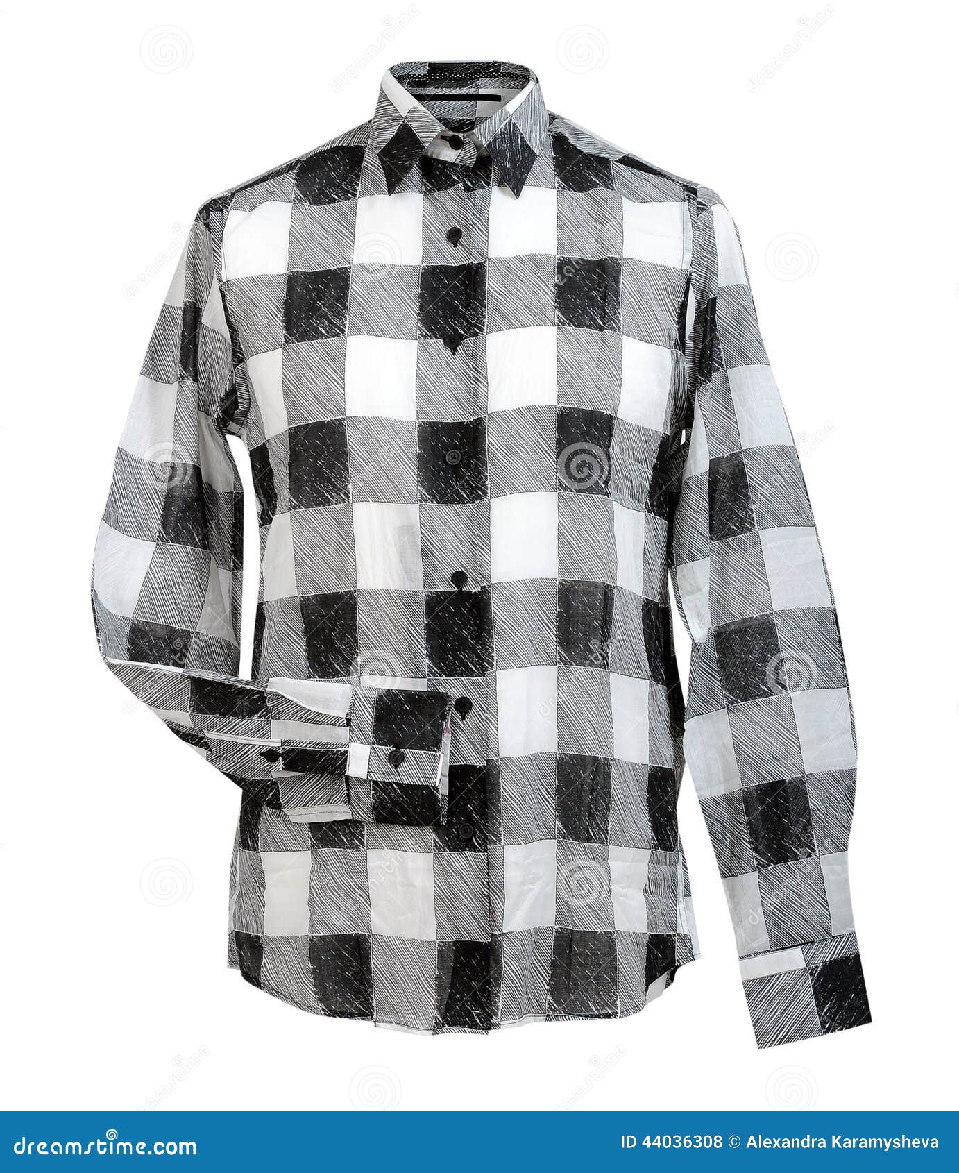 Checkered shirt stock photo. Image of golfing, apparel - 44036308