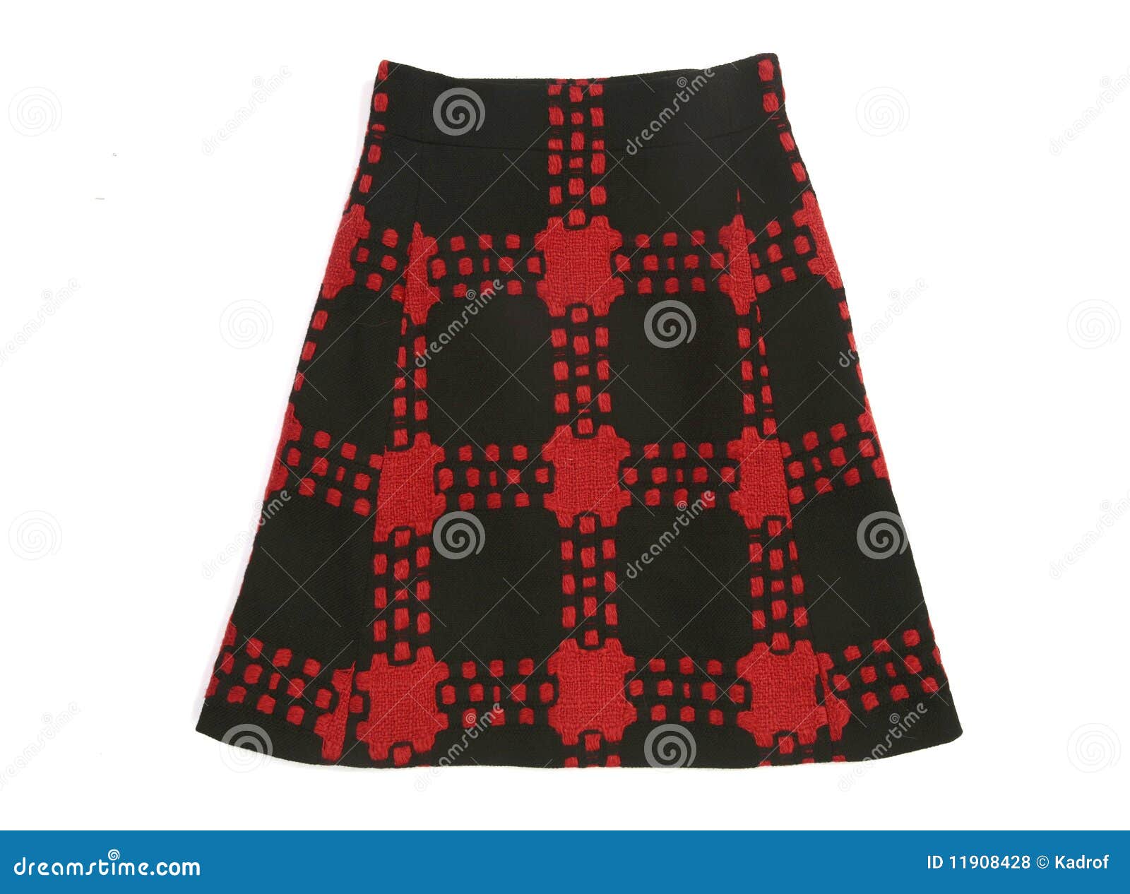 Checkered skirt stock photo. Image of checkered, black - 11908428
