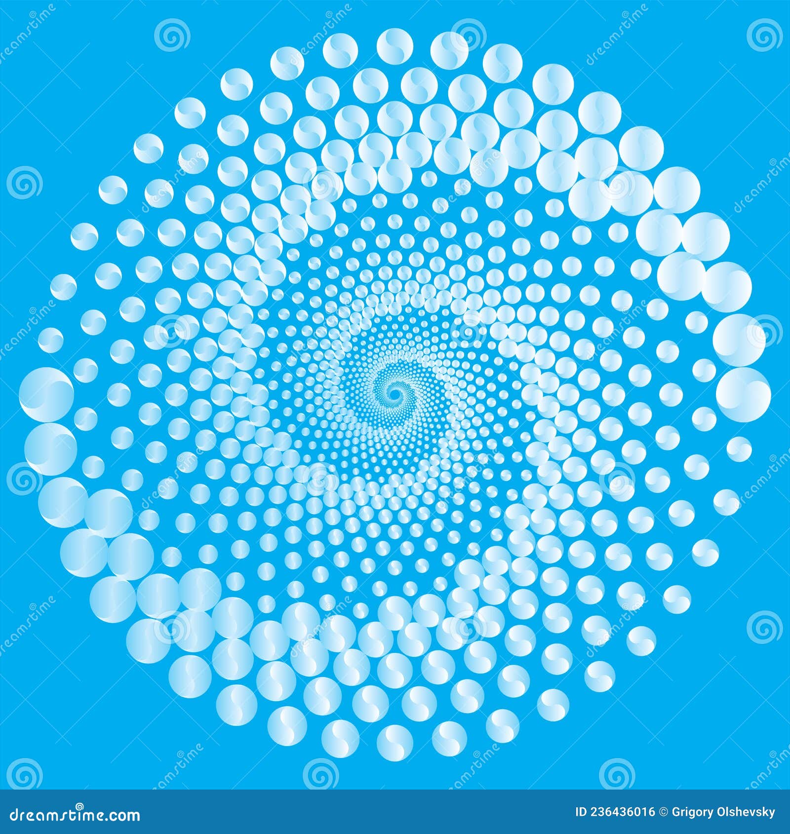 Checkered Spiral Design Element. Vector Image Stock Vector ...