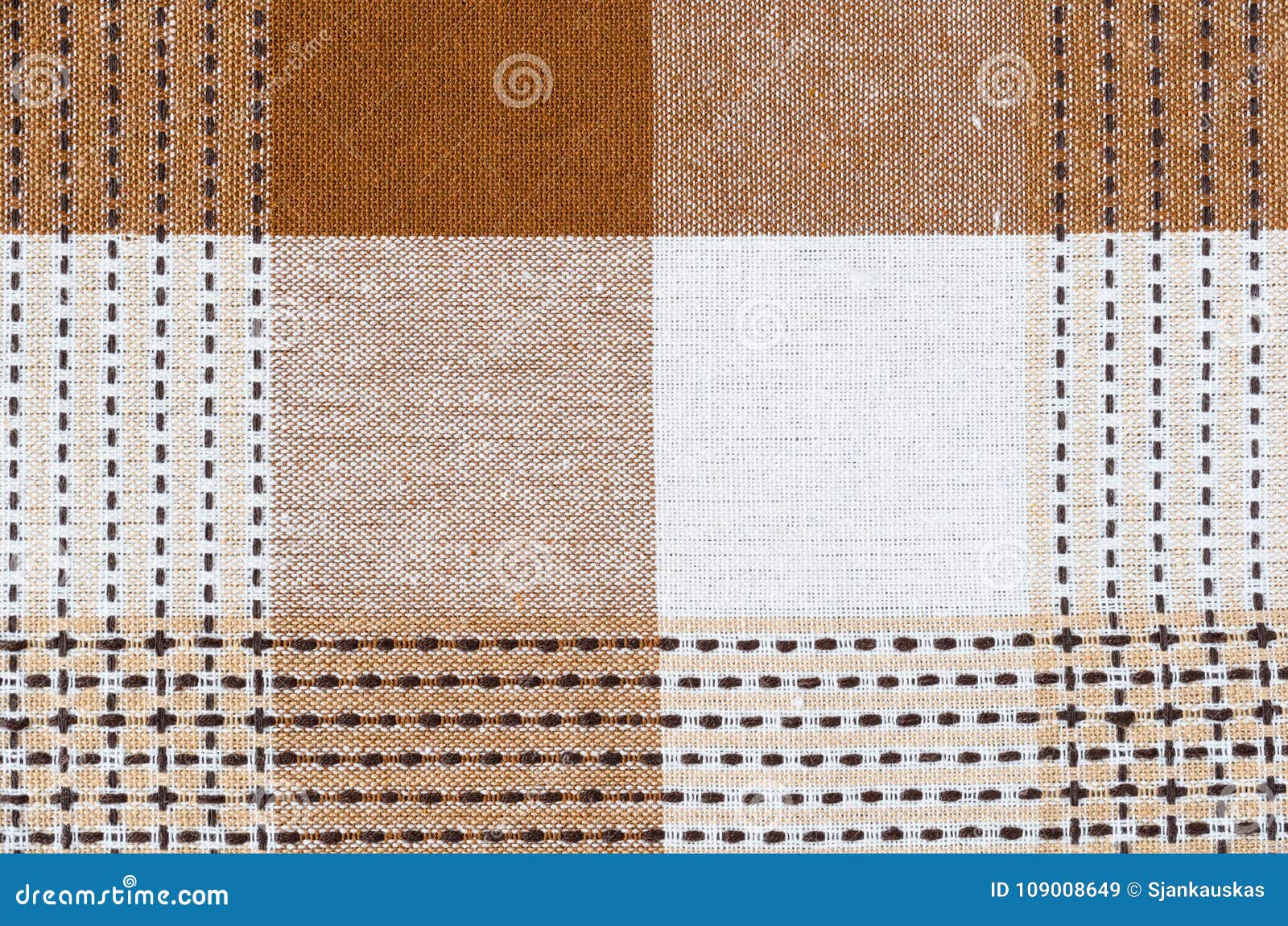 Stitched Fabric Texture Close Image Stock Photography | CartoonDealer ...