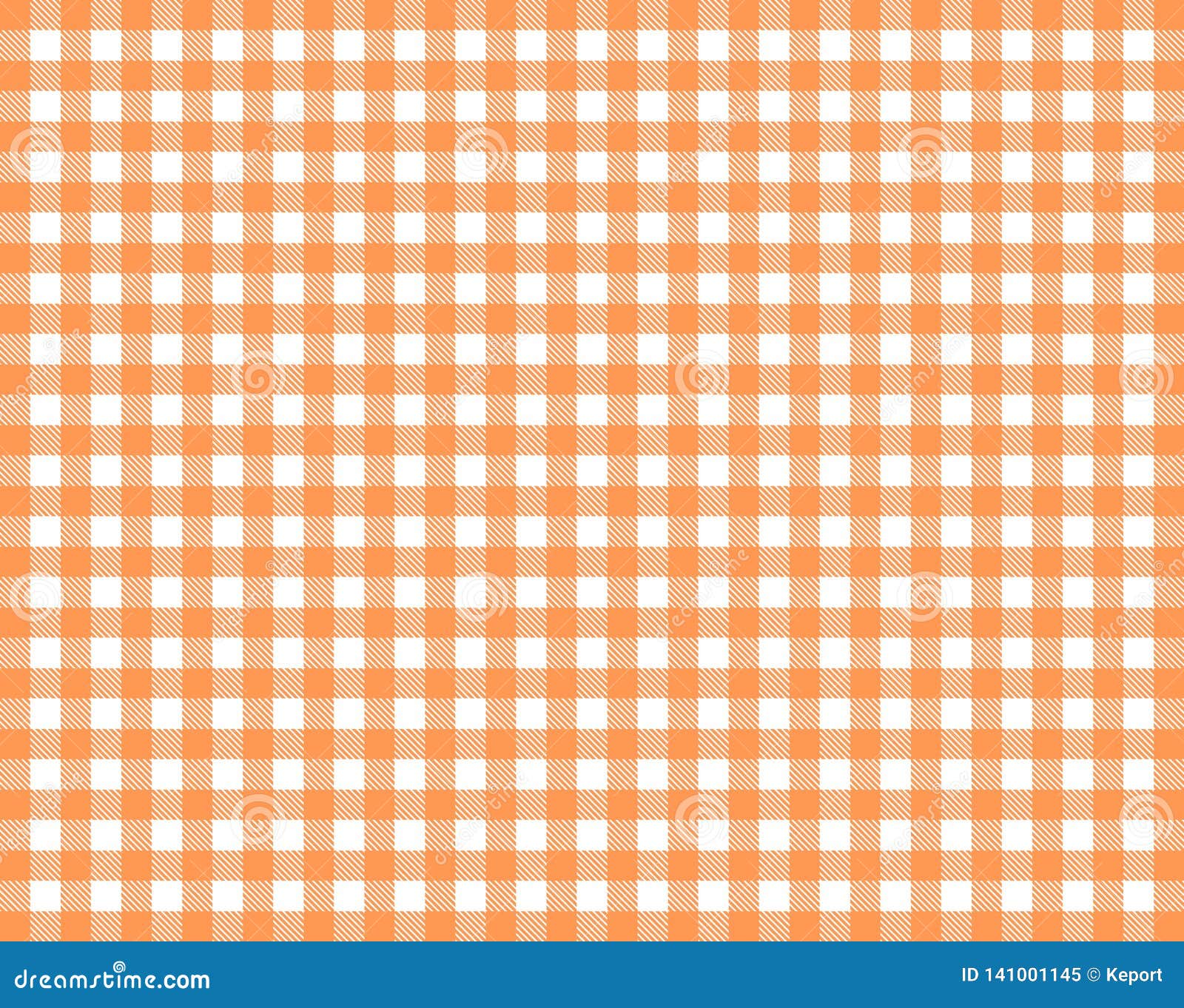 Checkered Tablecloth Background Red Orange and White Stock Image ...