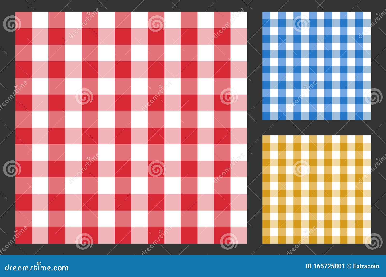 Checkered Tablecloth Seamless Pattern, Table Cloth Texture Design Stock ...