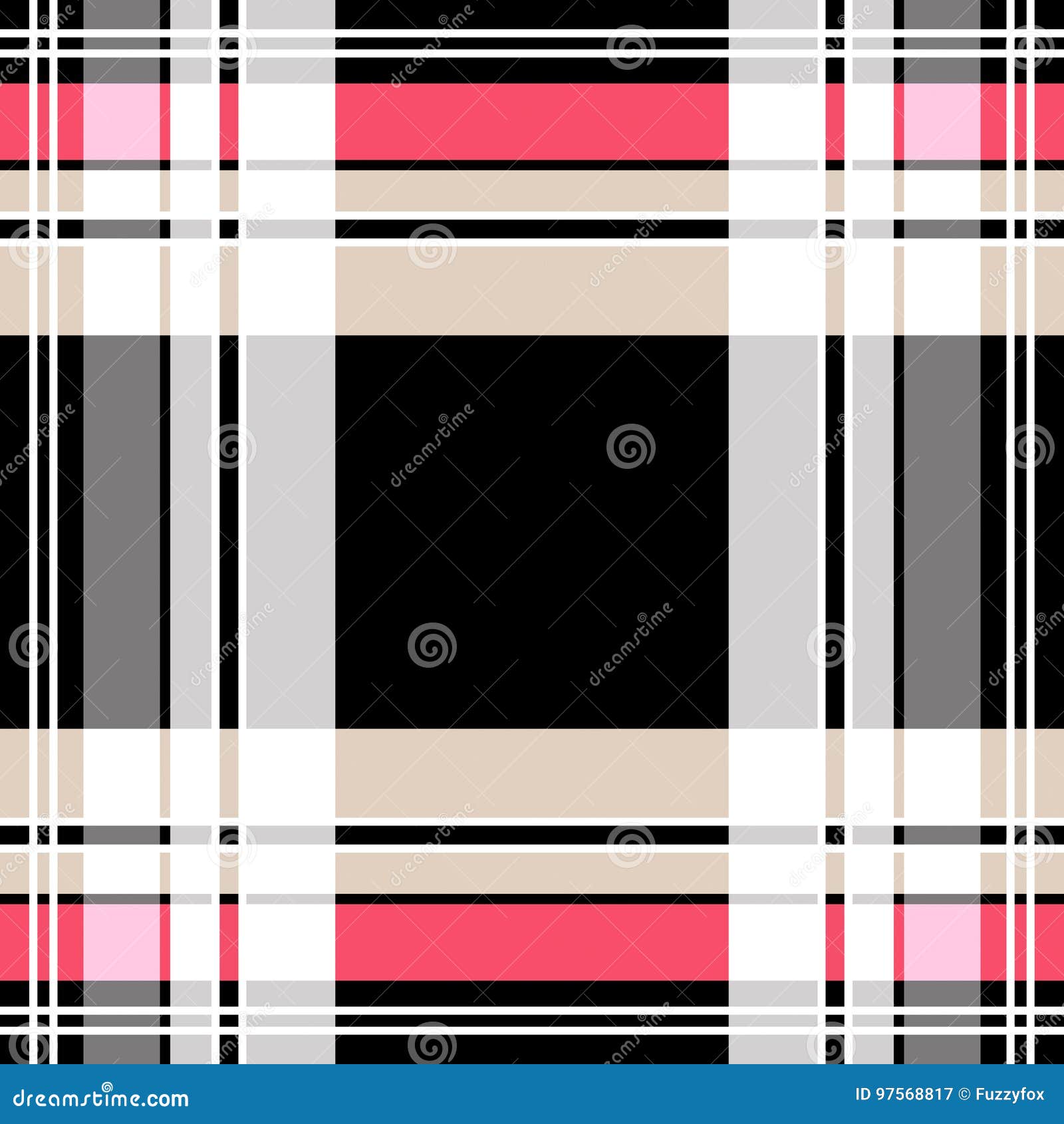 Checkered Tartan Check Texture, Outfit Pattern Seamless Background ...