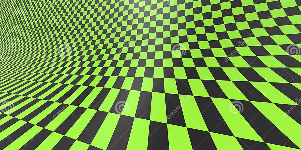 Checkered Texture 3D Background Pattern in Perspective Stock ...