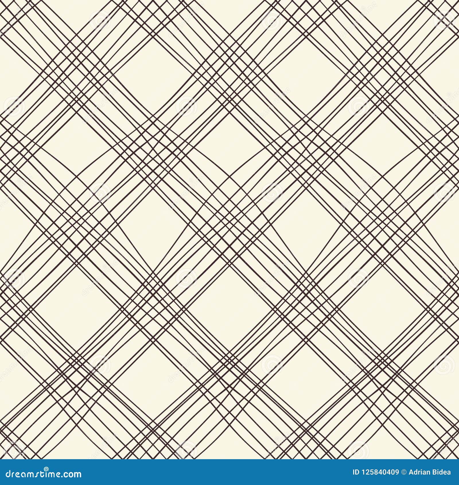 Checkered Vector Background with Thin Lines. Stock Vector ...