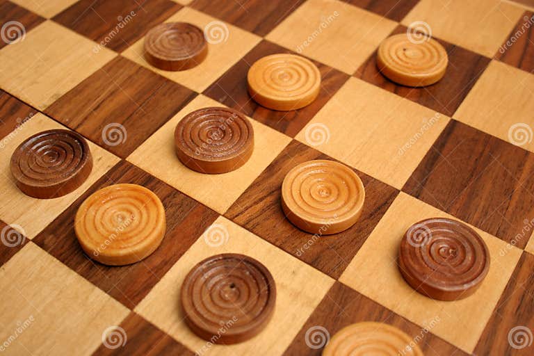 Checkers stock image. Image of players, compete, fighting - 1058007