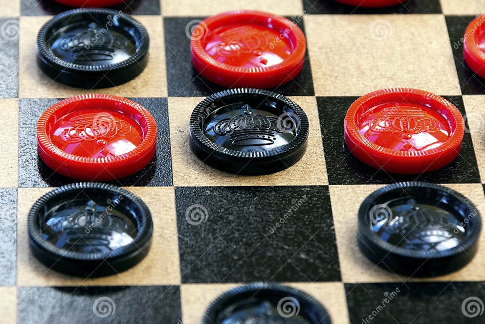 Checkers stock image. Image of daytime, king, crown, objects - 25497591