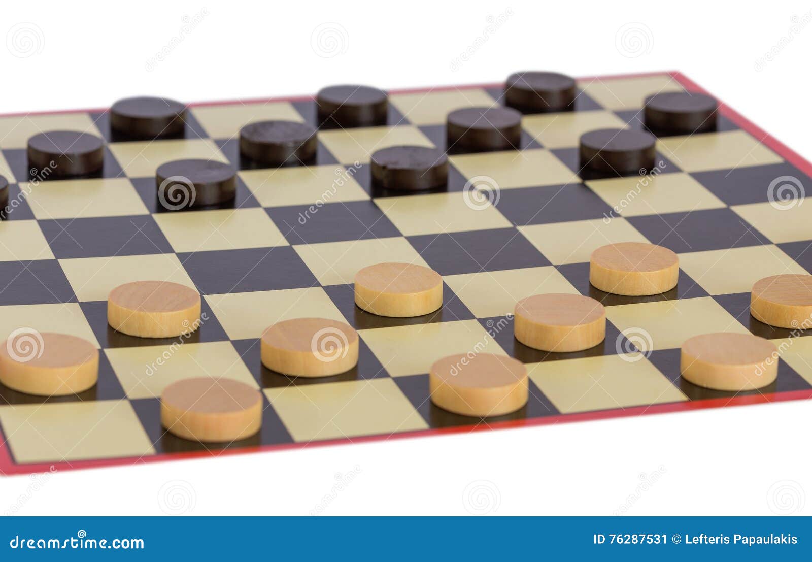 Checkers board game stock image. Image of activity, intellectual - 76287531