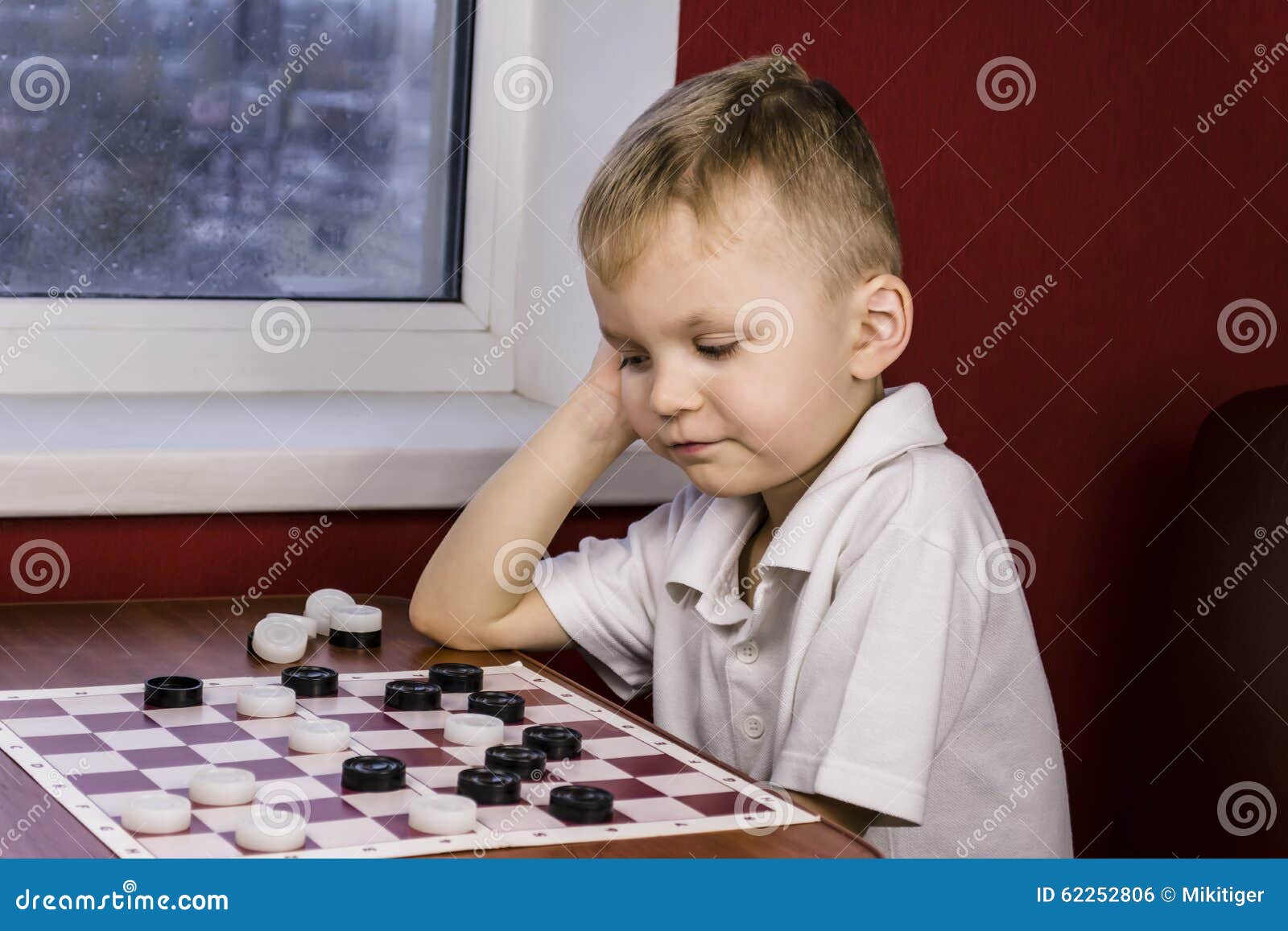 Checkers stock photo. Image of educational, black, playing - 62252806
