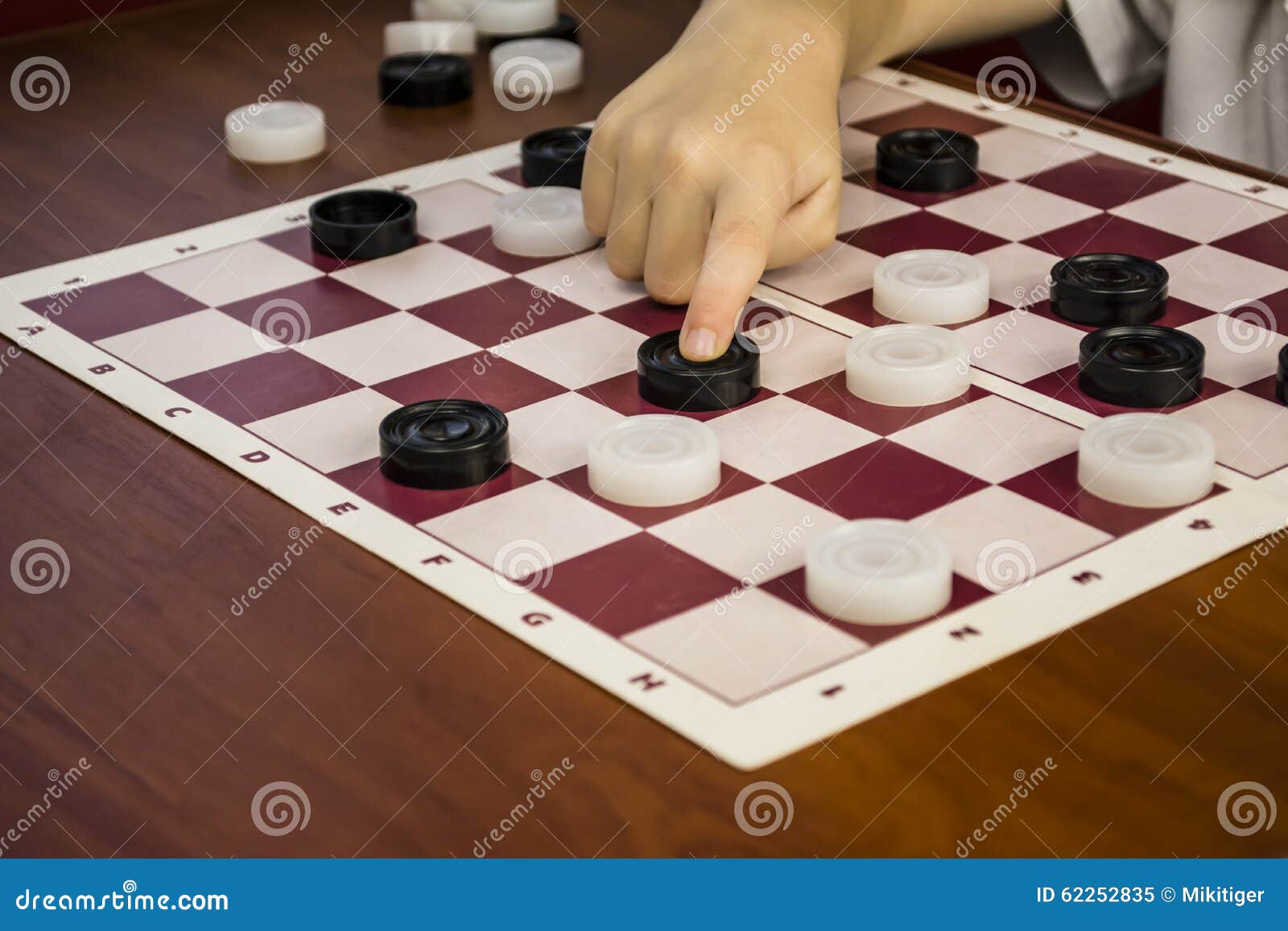 Checkers stock image. Image of logic, table, showing - 62252835