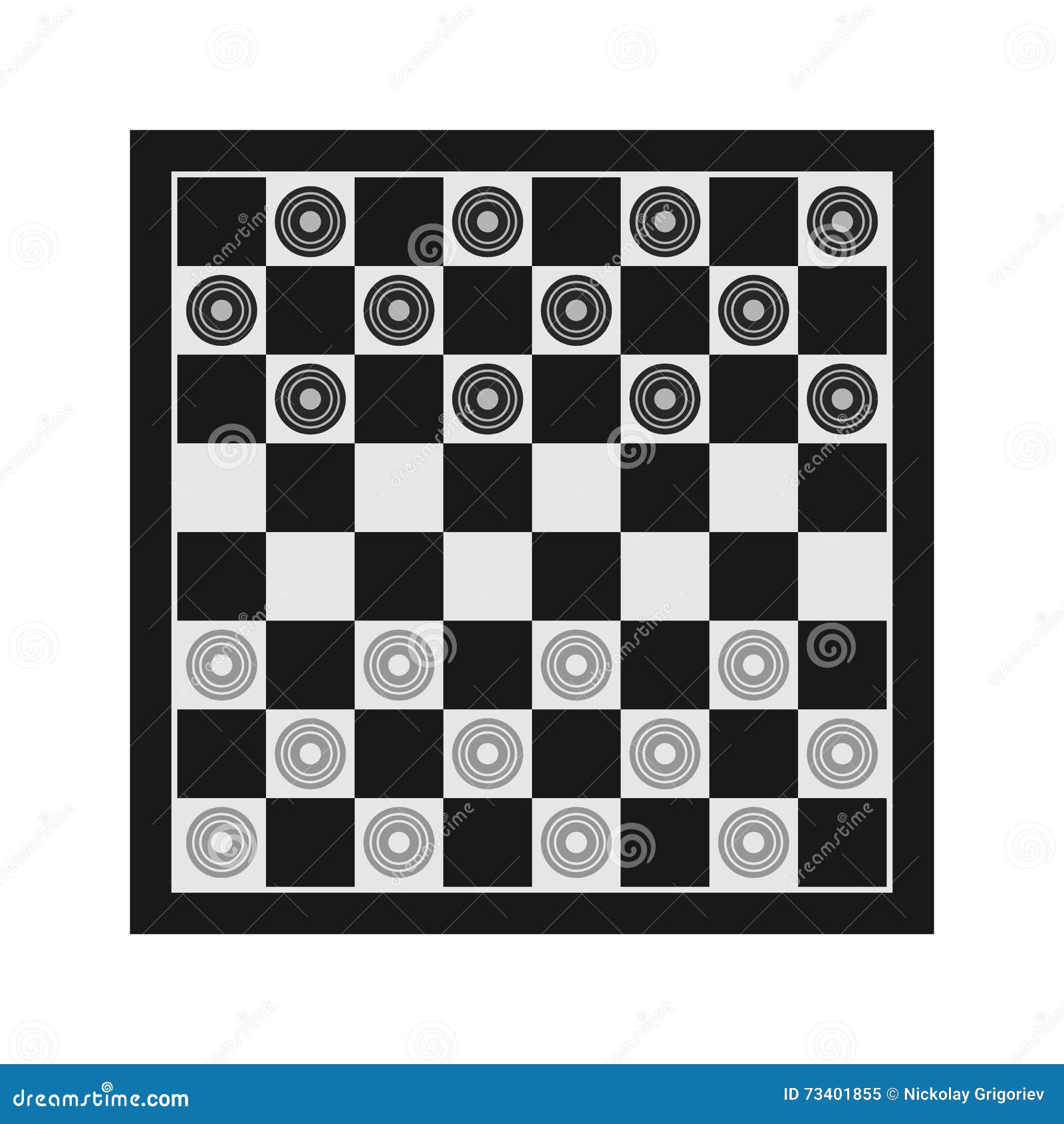 Checkers stock vector. Illustration of column, black - 73401855 Checkers stock vector. Illustration of column, black - 73401855