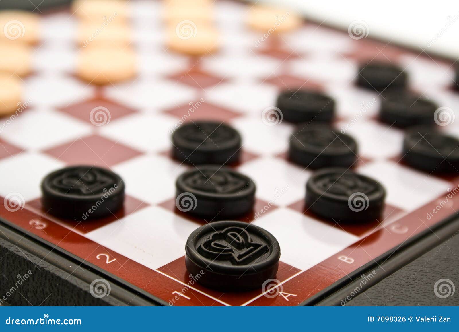 Checkers on the field stock photo. Image of game, sport - 7098326