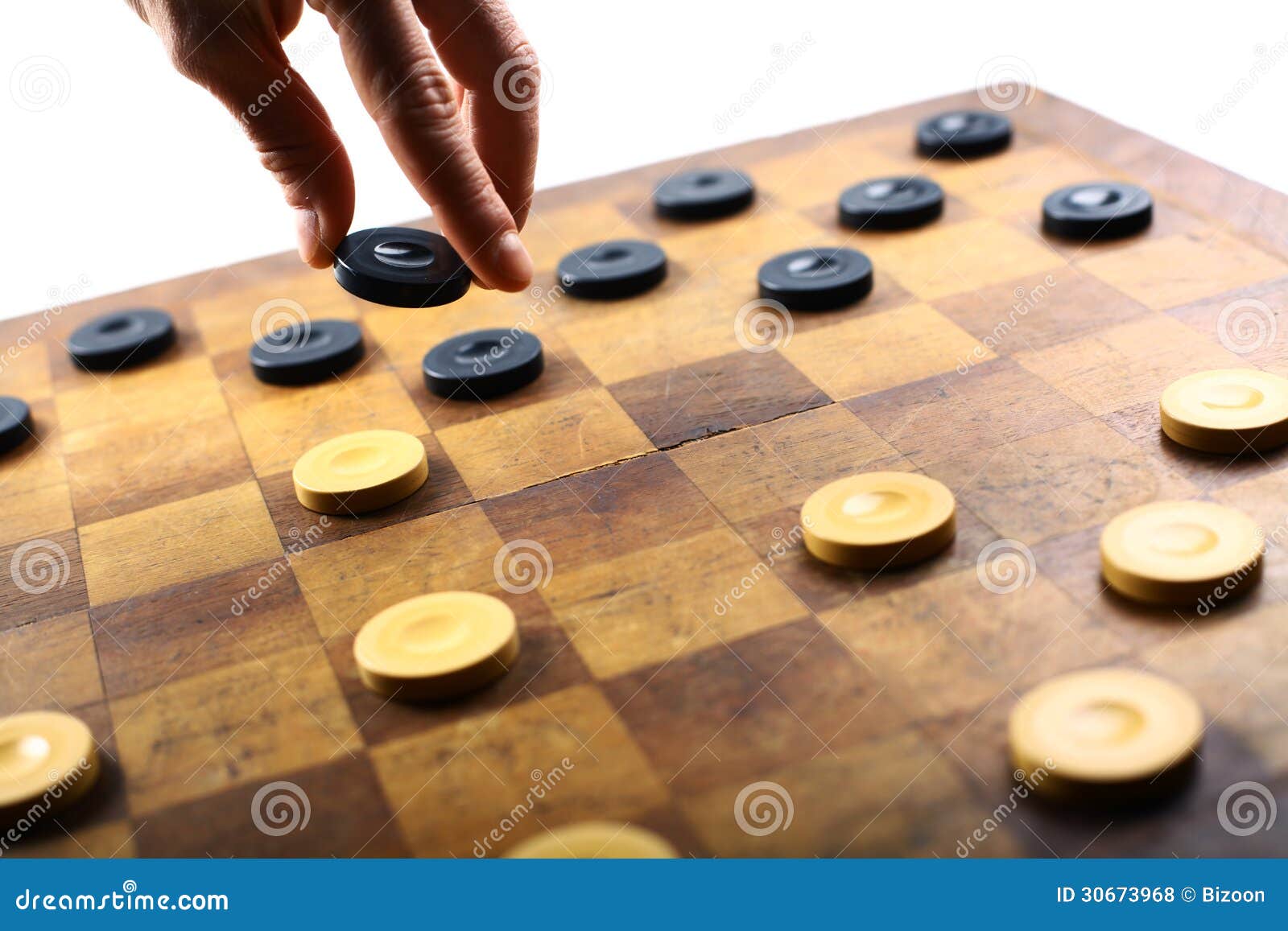 Checkers game stock photo. Image of leisure, competitive - 30673968