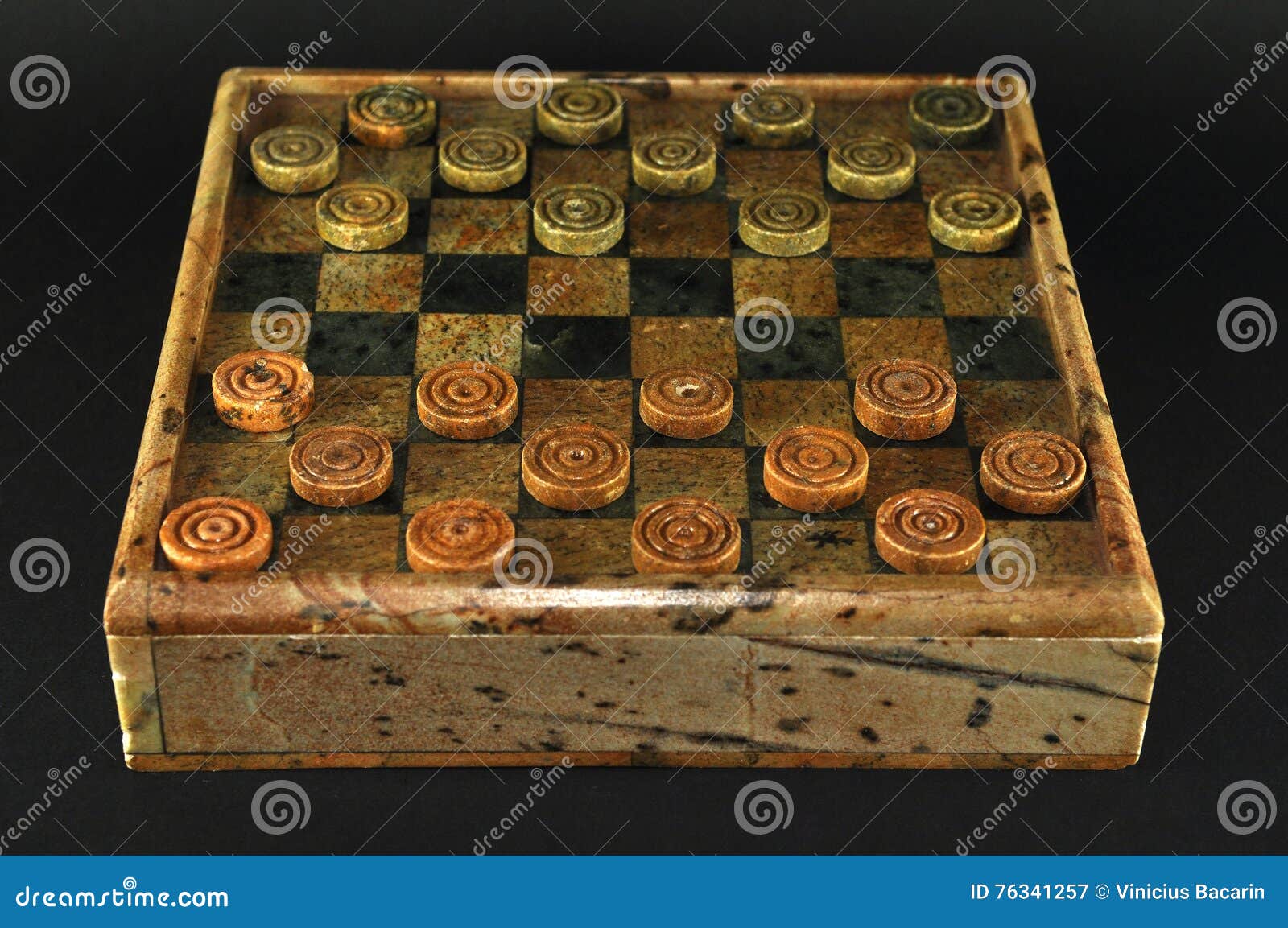 Checkers game stock image. Image of piece, rock, picking - 76341257