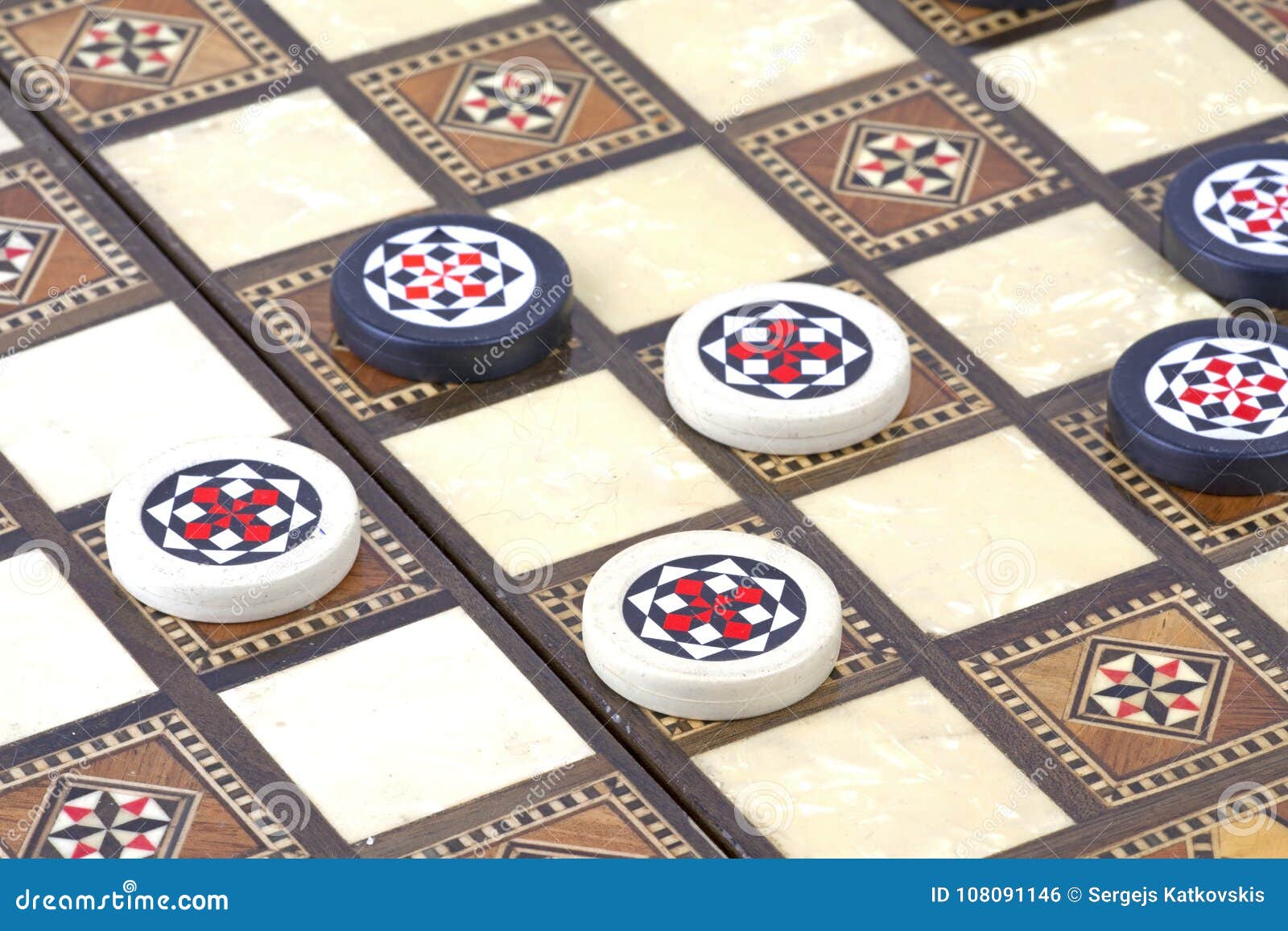 Checkers stock photo. Image of board, sport, circle - 108091146