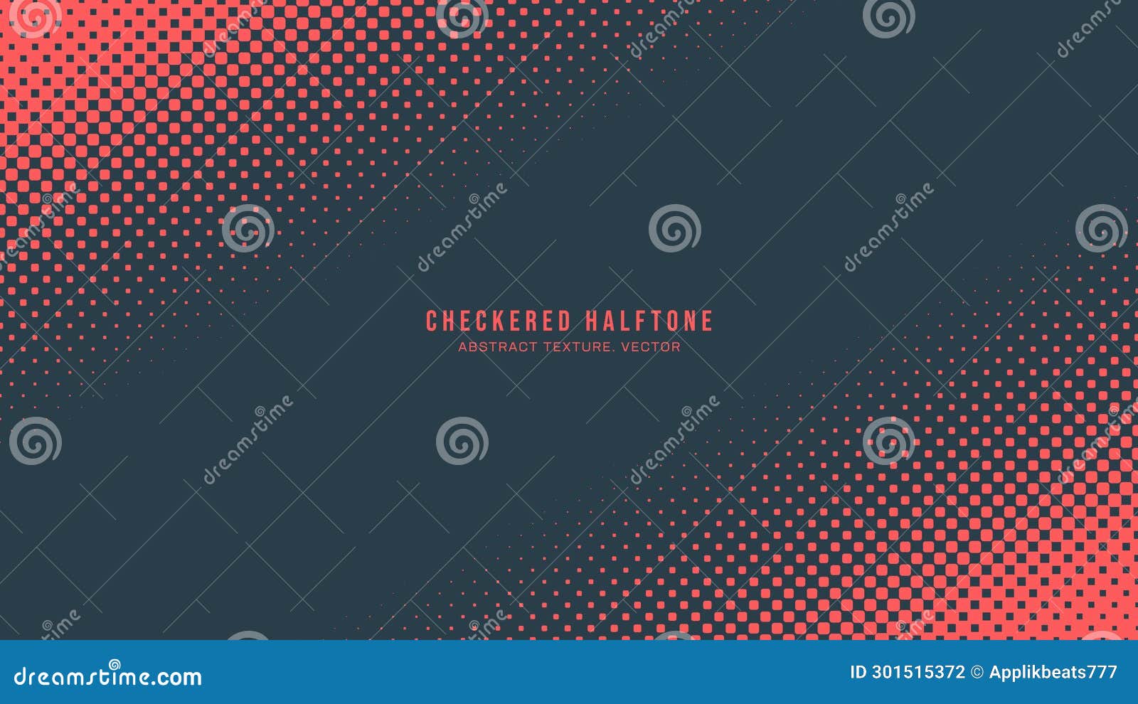 Checkers Halftone Pattern Vector Angled Border Red Dark Blue Abstract ...